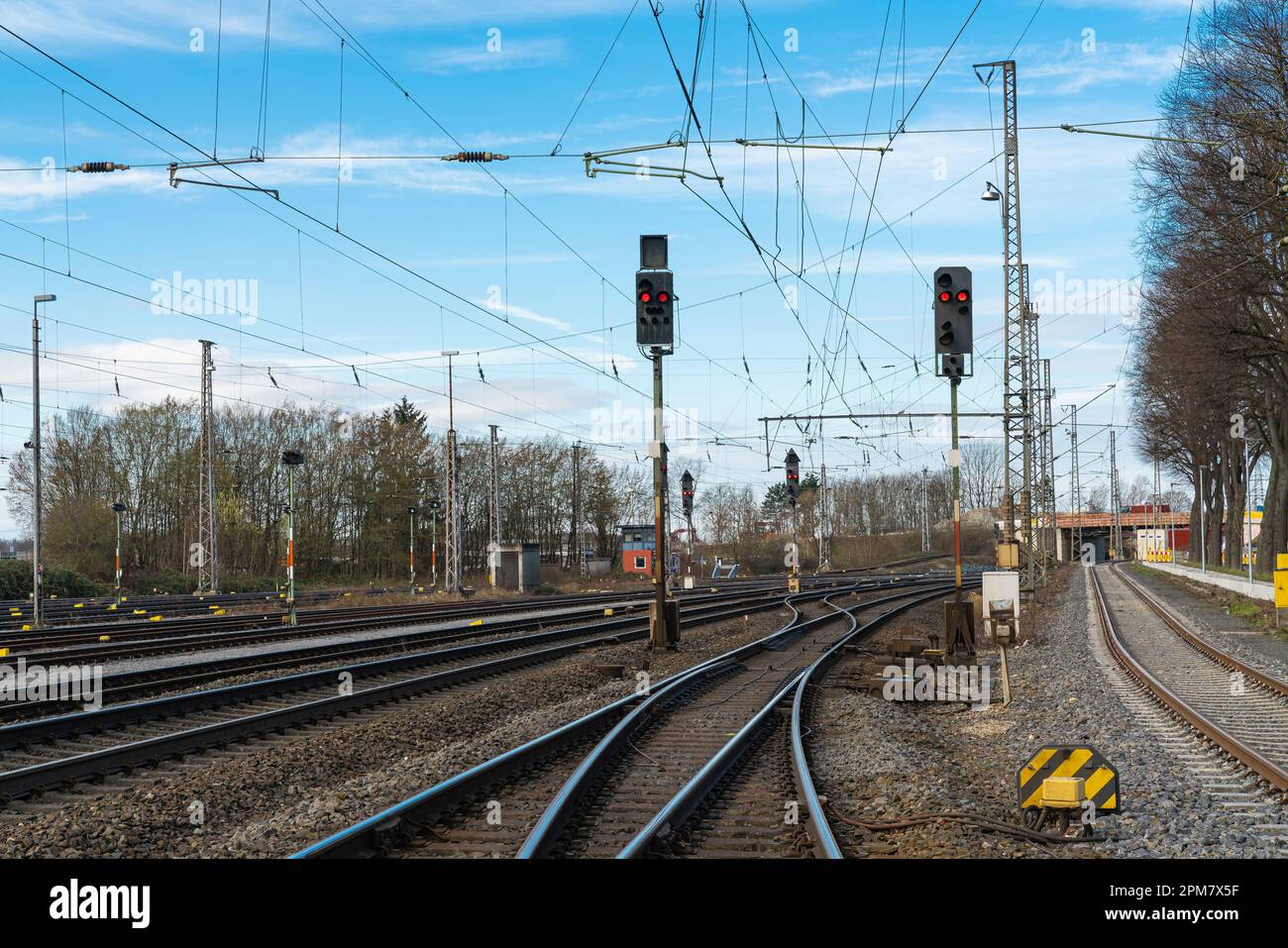 Numerous train track hi-res stock photography and images - Alamy