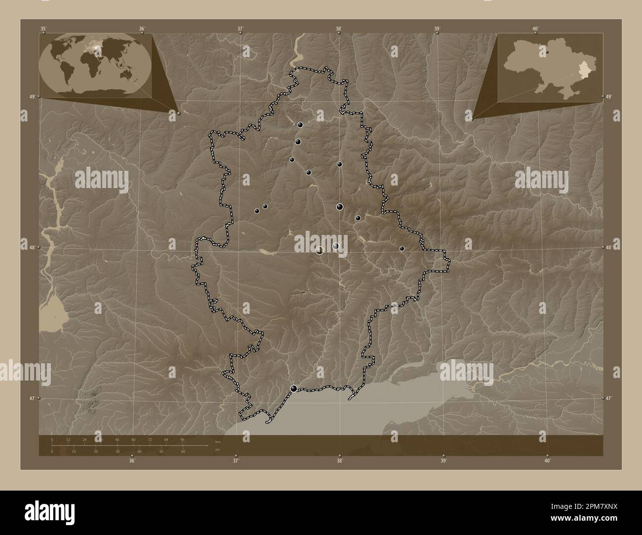 Sloviansk map hi-res stock photography and images - Alamy
