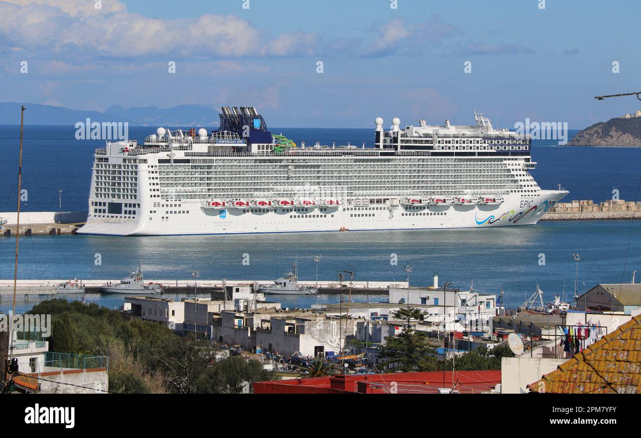 Cruise ship Norwegian Epic, Norwegian cruise line / NCL Stock Photo - Alamy