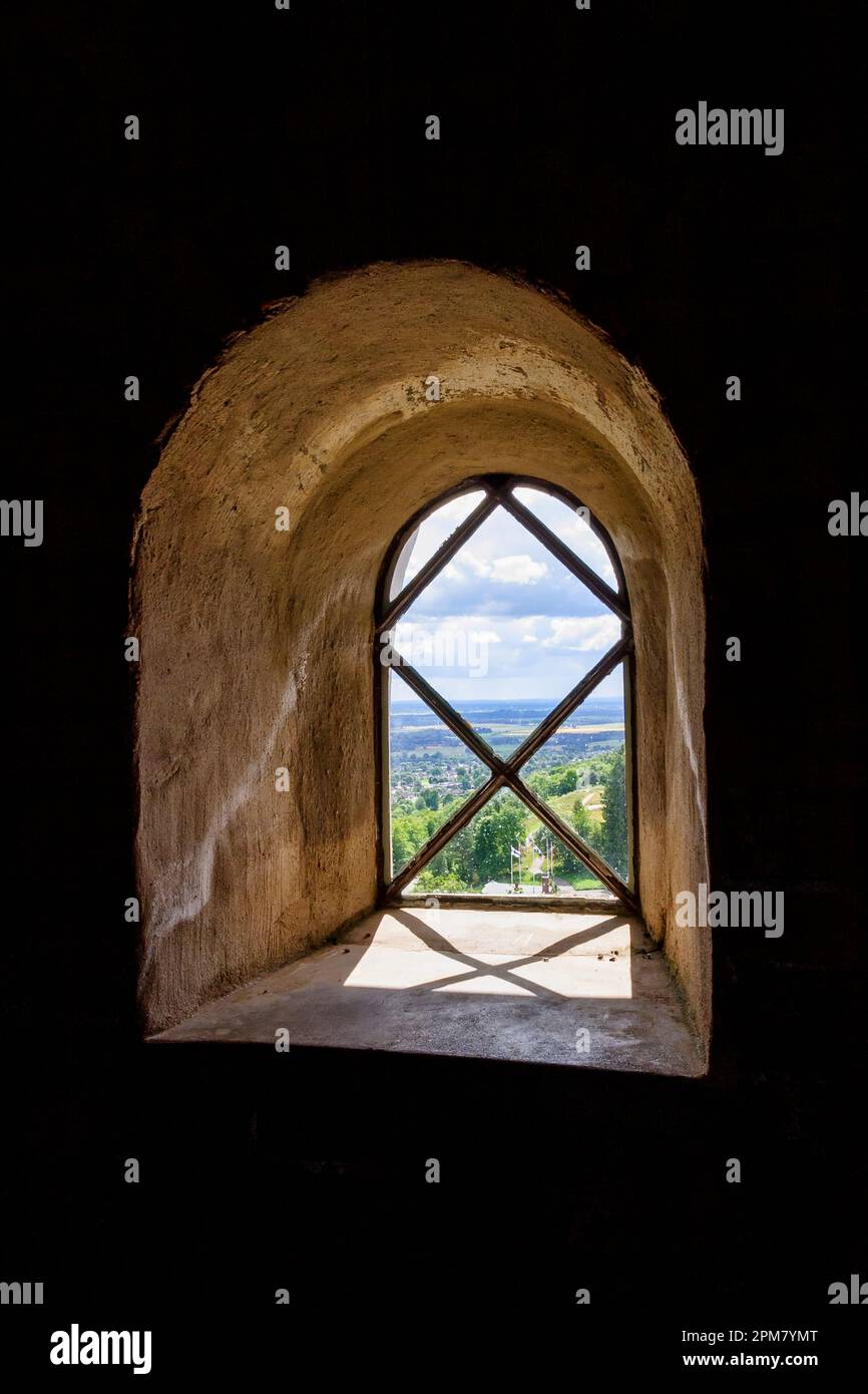 Window niche with a beautiful view Stock Photo - Alamy