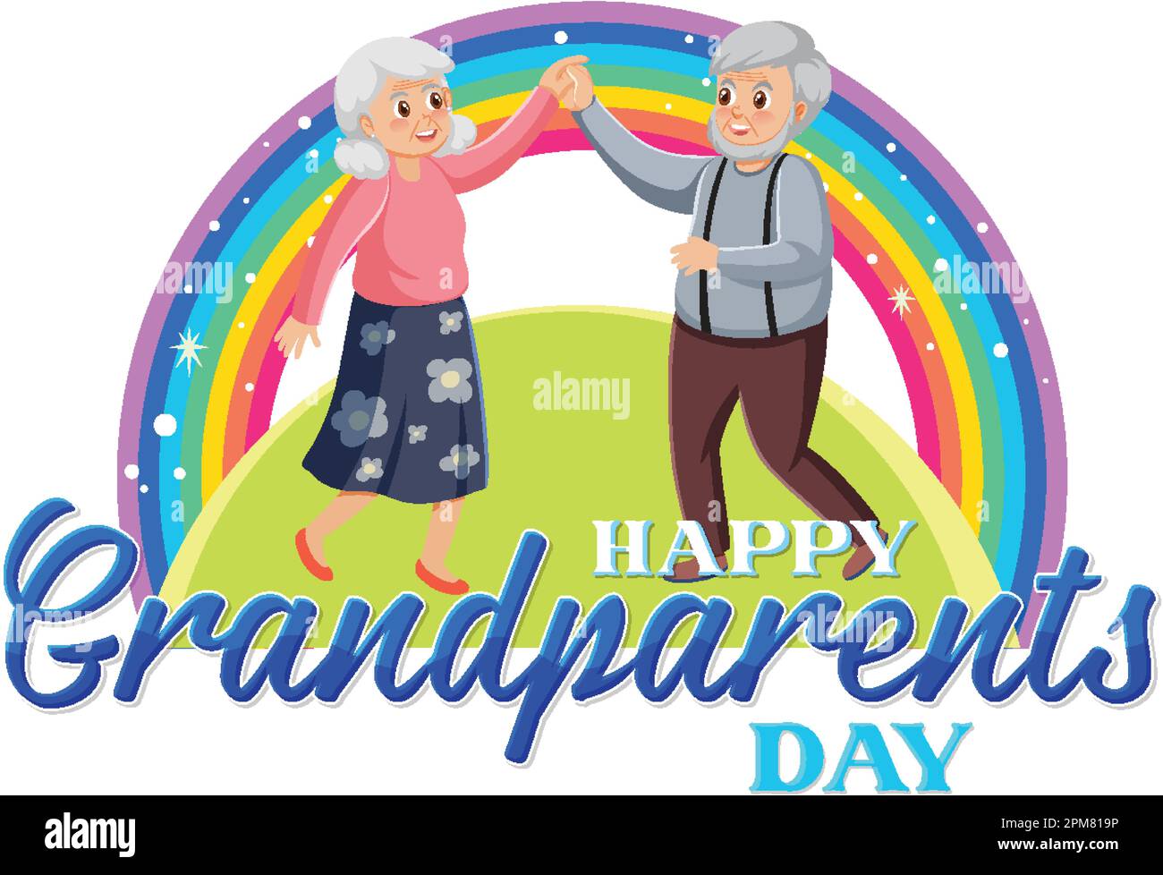 Happy grandparent day banner illustration Stock Vector Image & Art - Alamy