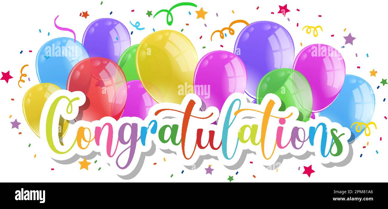 Congratulations text graphics for celebrating special occasions ...