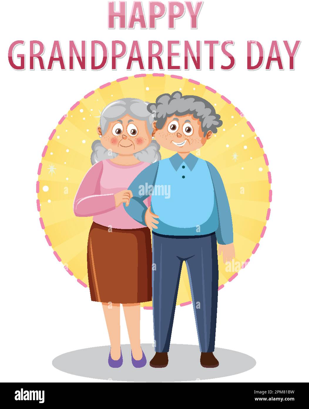 Happy grandparent day banner illustration Stock Vector Image & Art - Alamy