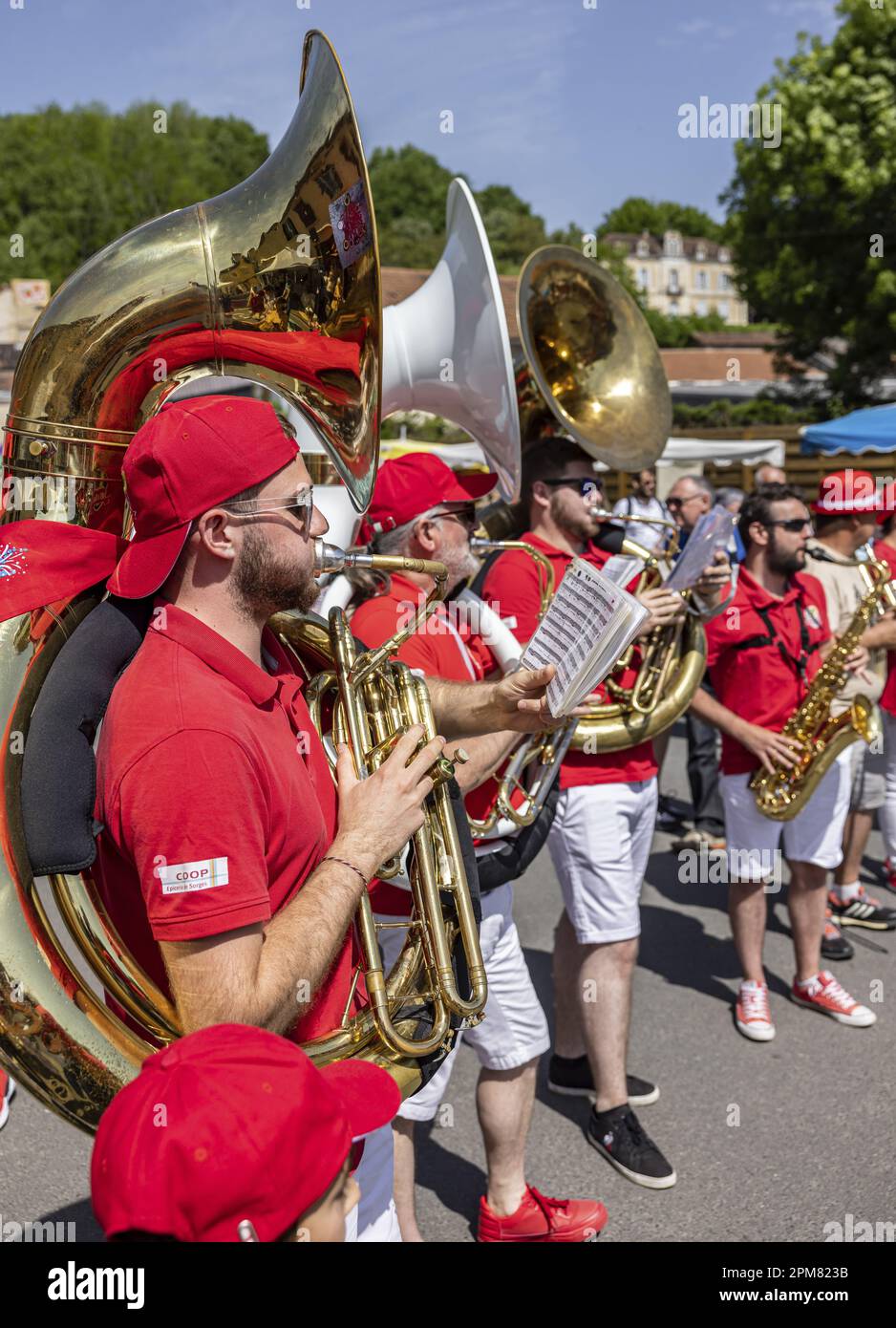 France, Dordogne, White Perigord, Périgueux, town of Vergt, Vergt ...