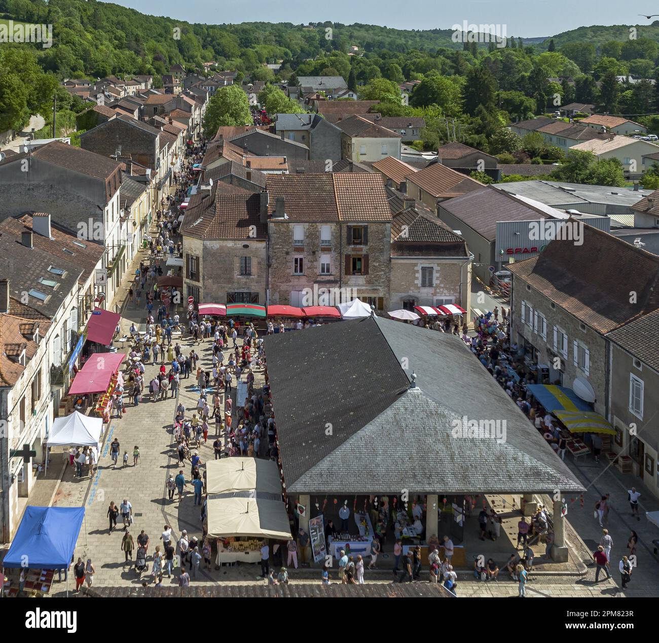 France, Dordogne, White Perigord, Périgueux, town of Vergt, Vergt ...