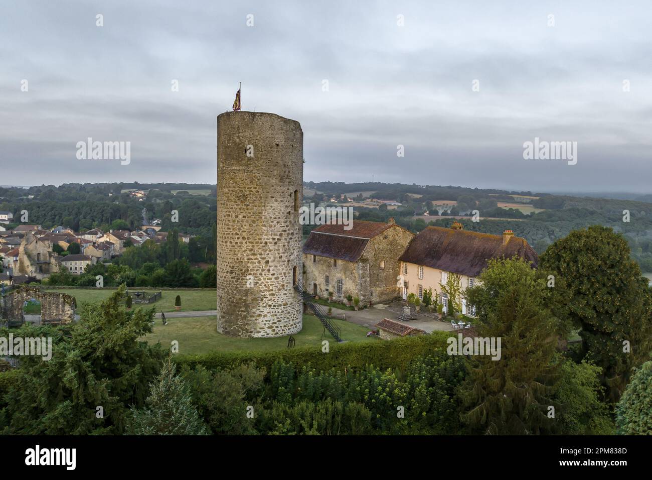 Chalus castle haute vienne france hi-res stock photography and images ...