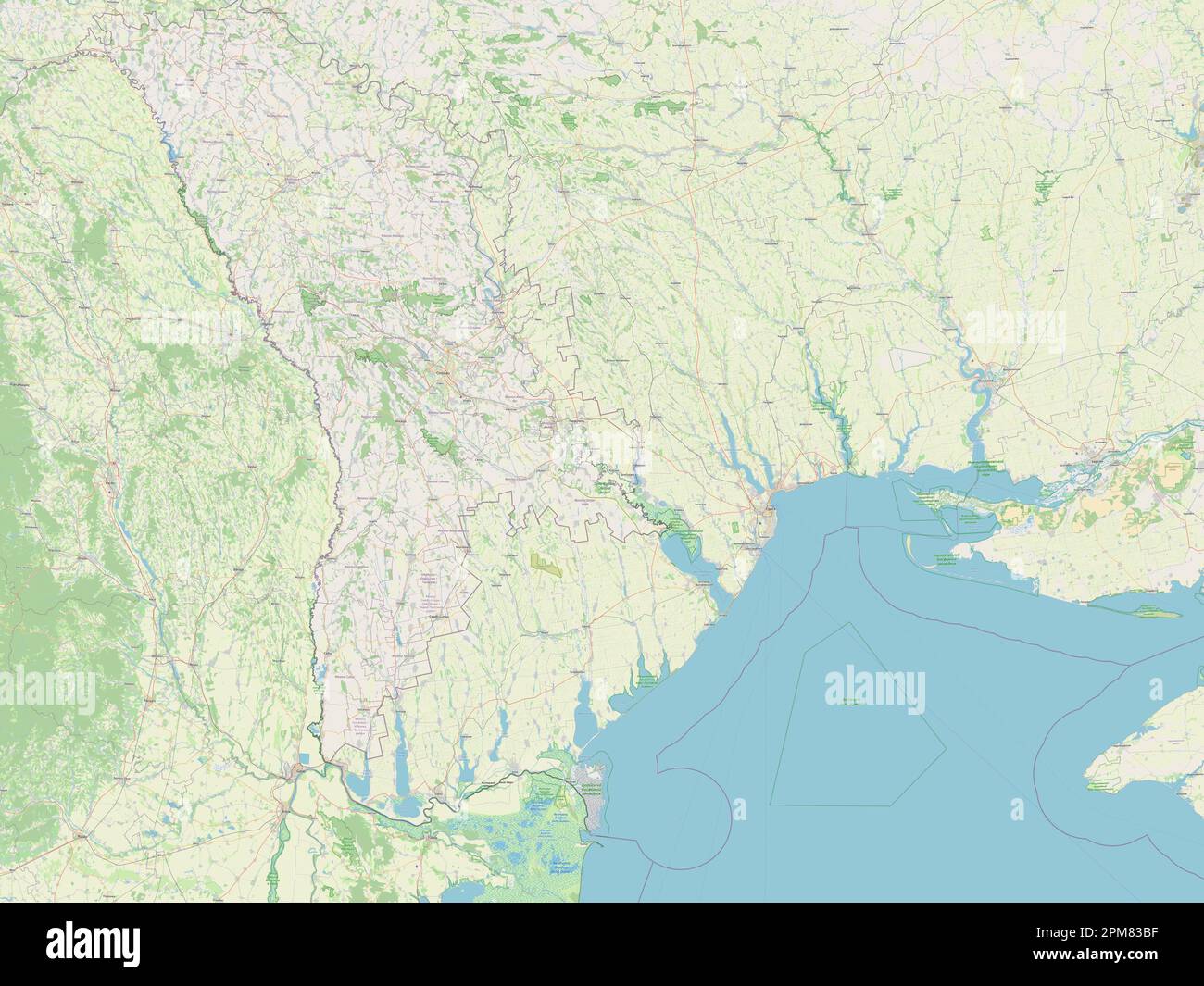 Odessa, region of Ukraine. Open Street Map Stock Photo - Alamy