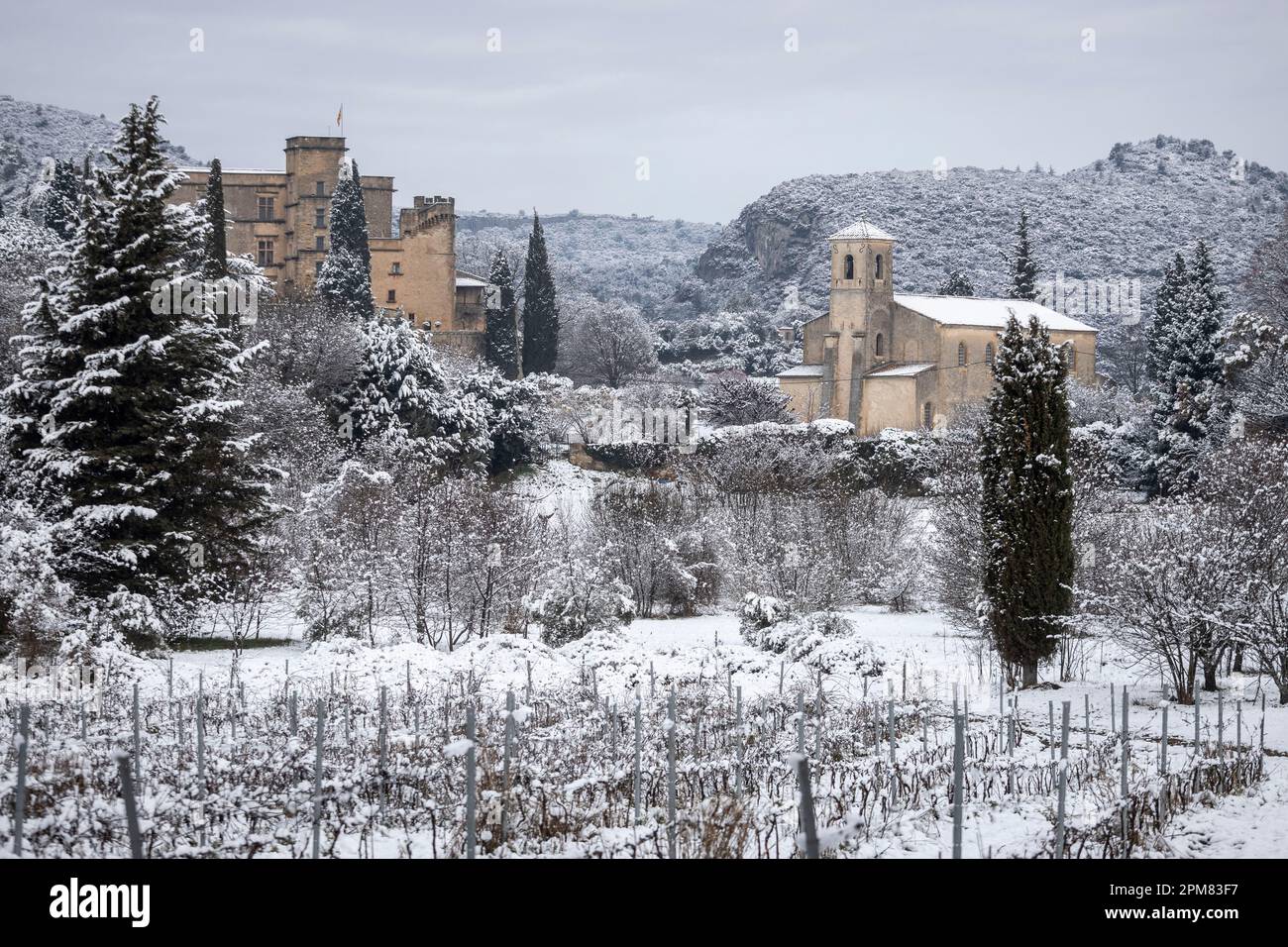 France, Vaucluse, Lourmarin, labeled One of the Most Beautiful Villages ...