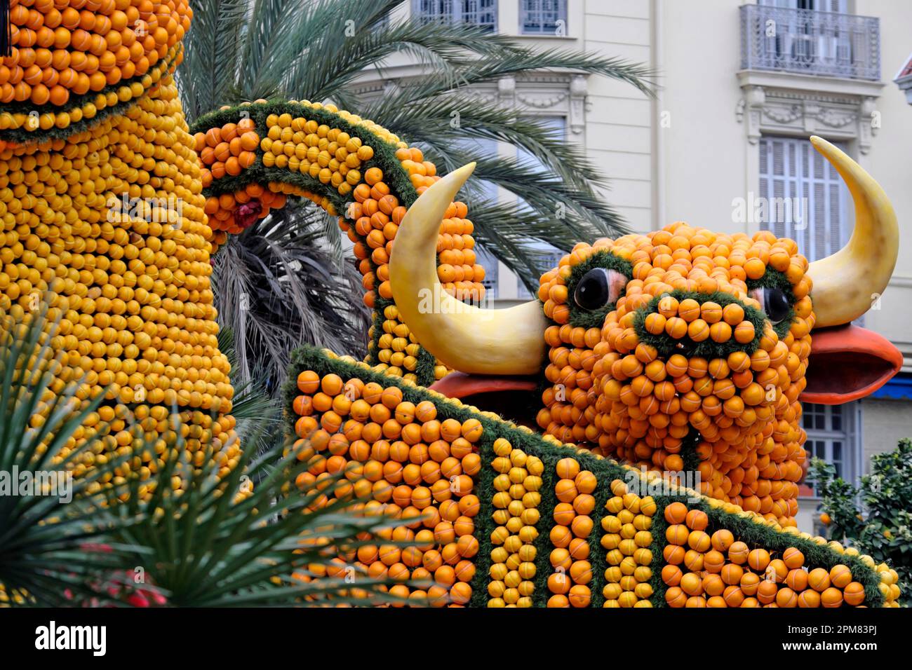 France, Alpes Maritimes, Menton, gardens Bioves, Fete du Citron, citrus ...