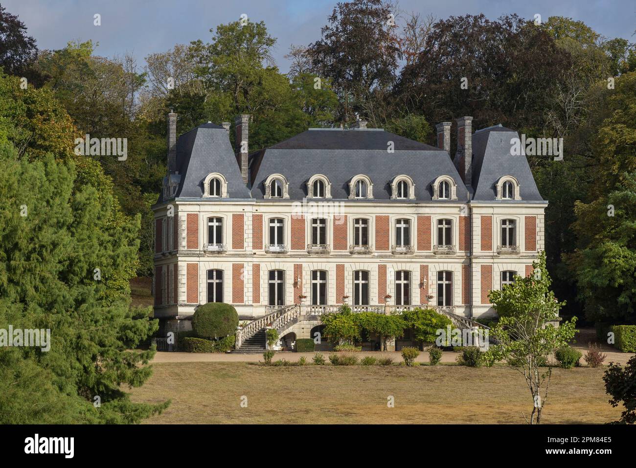 France, Indre et Loire, Chanceaux-près-Loches, the castle built in the ...