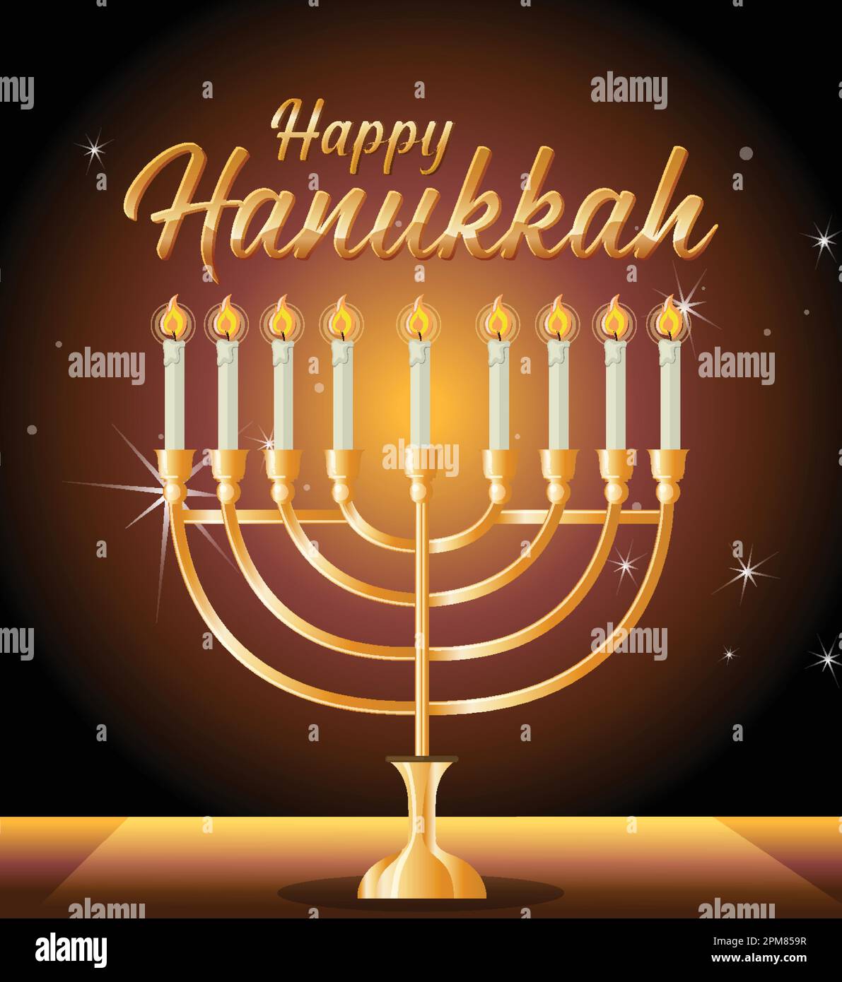 Hanukkah Jewish festival day illustration Stock Vector Image & Art - Alamy