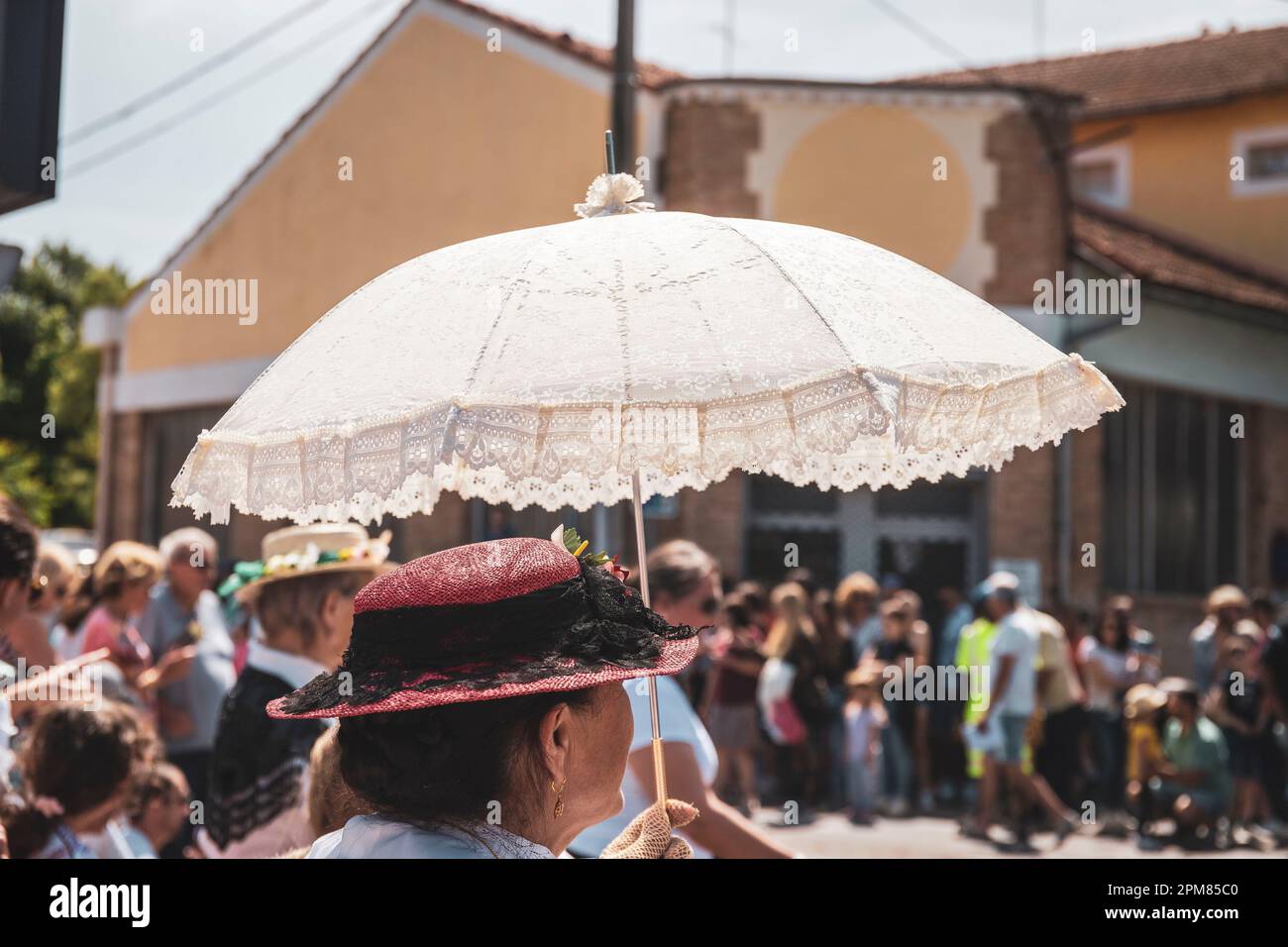 France, Bouches-du-Rhône, Pelissanne, festival of transhumance with ...