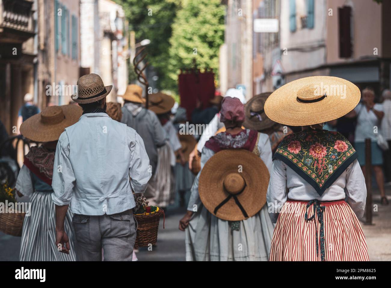 France, Bouches-du-Rhône, Pelissanne, Fête de la Transhumance, folk ...