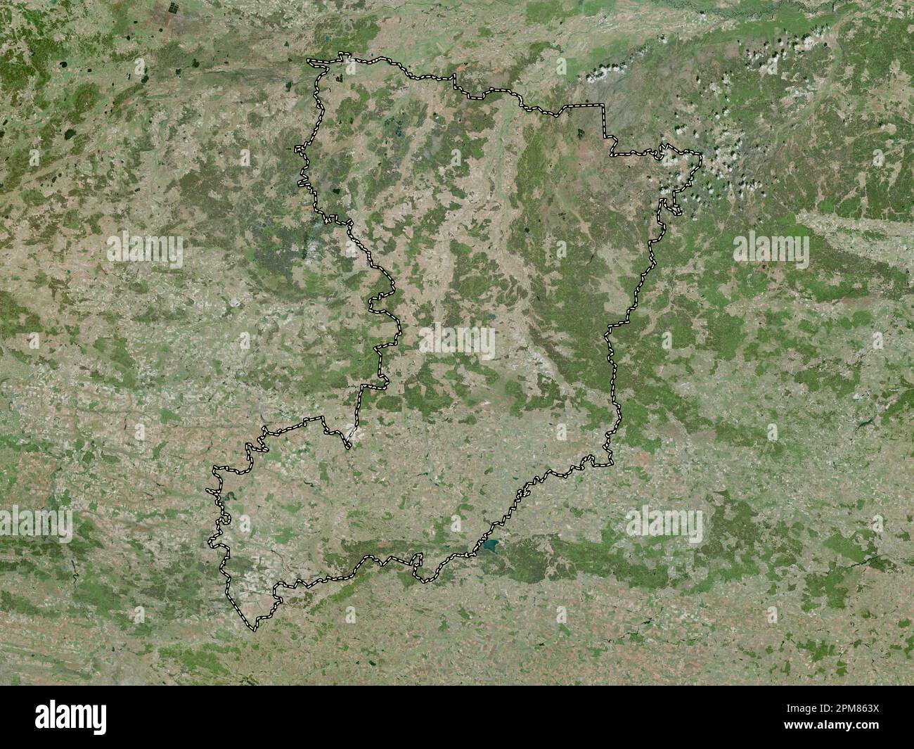 Rivne, region of Ukraine. High resolution satellite map Stock Photo - Alamy