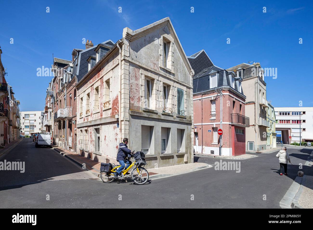 France, Seine Maritime, Cote d'Albatre (Alabaster Coast), Le Treport ...
