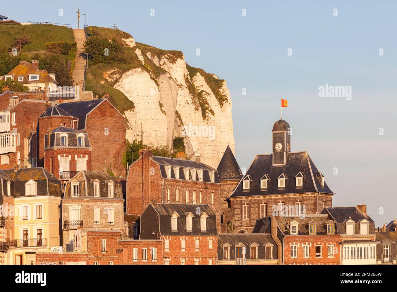 France, Seine Maritime, Cote d'Albatre (Alabaster Coast), Le Treport ...