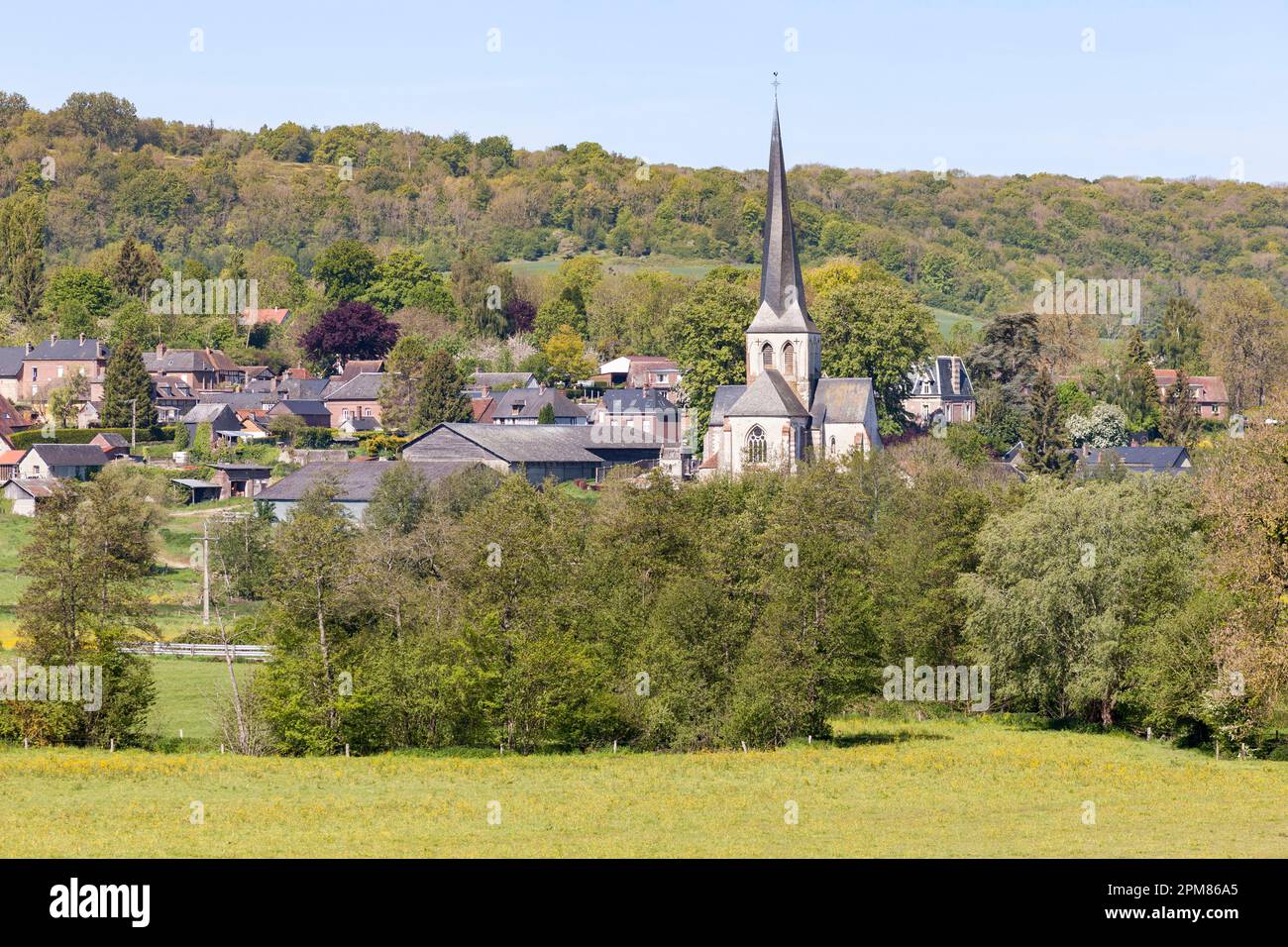 France, Seine Maritime, Pays de Bray, Bures-en-Bray, Saint-Aignan ...