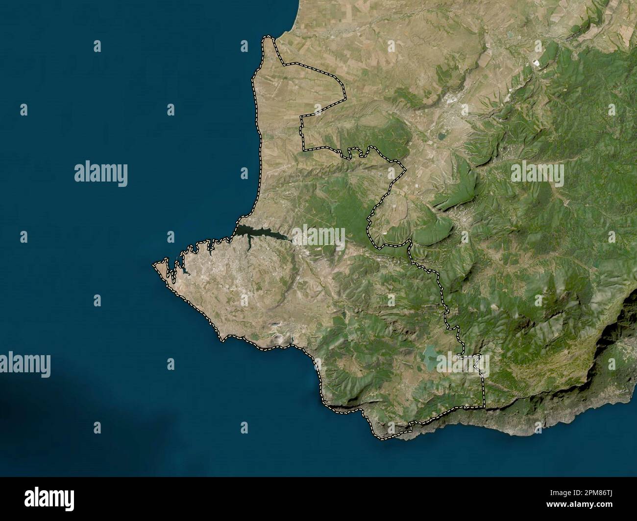 Sevastopol', autonomous republic of Ukraine. Low resolution satellite ...