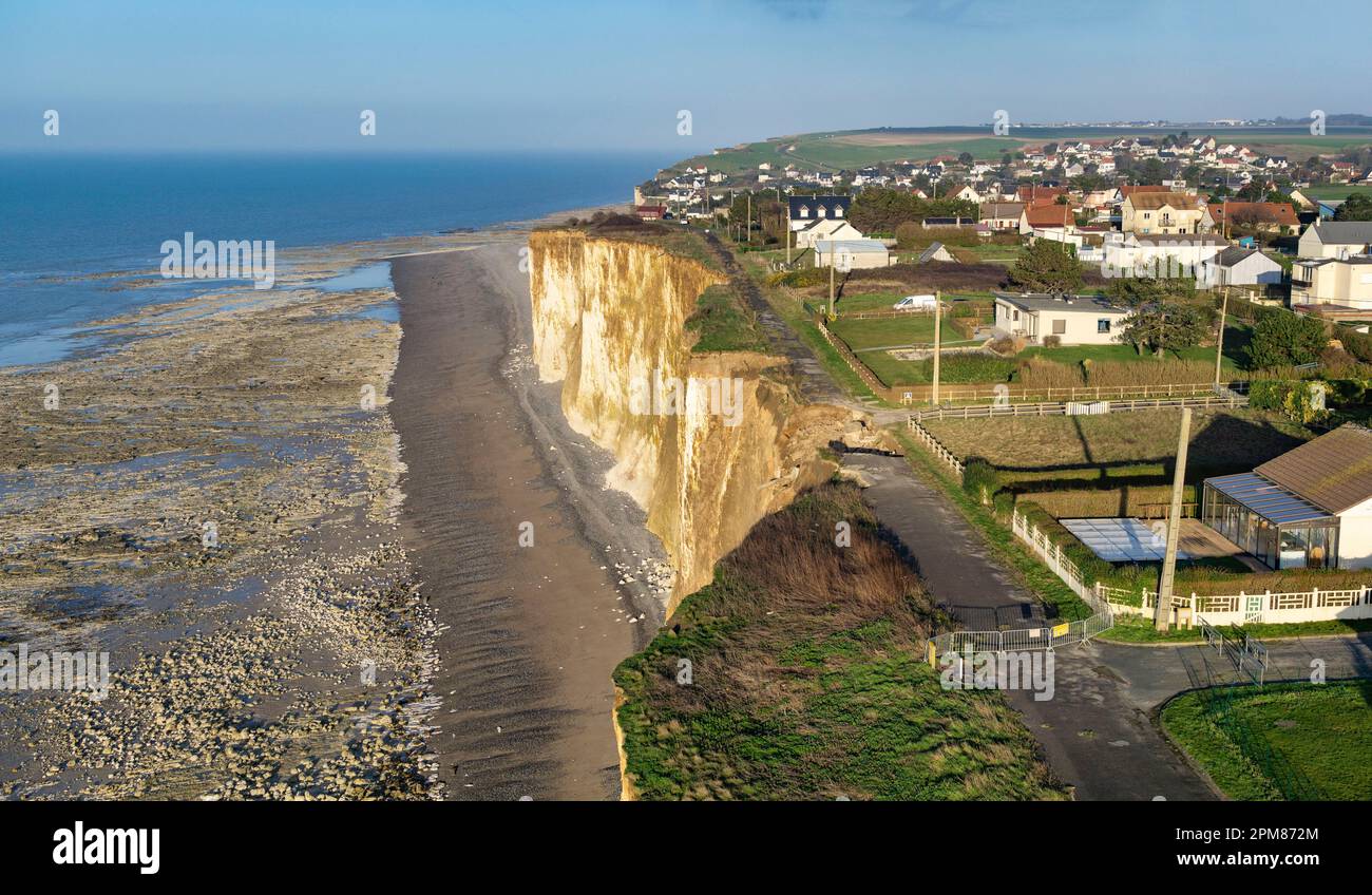 France, Seine Maritime, Criel sur Mer, Cote d'Abatre, district victim ...