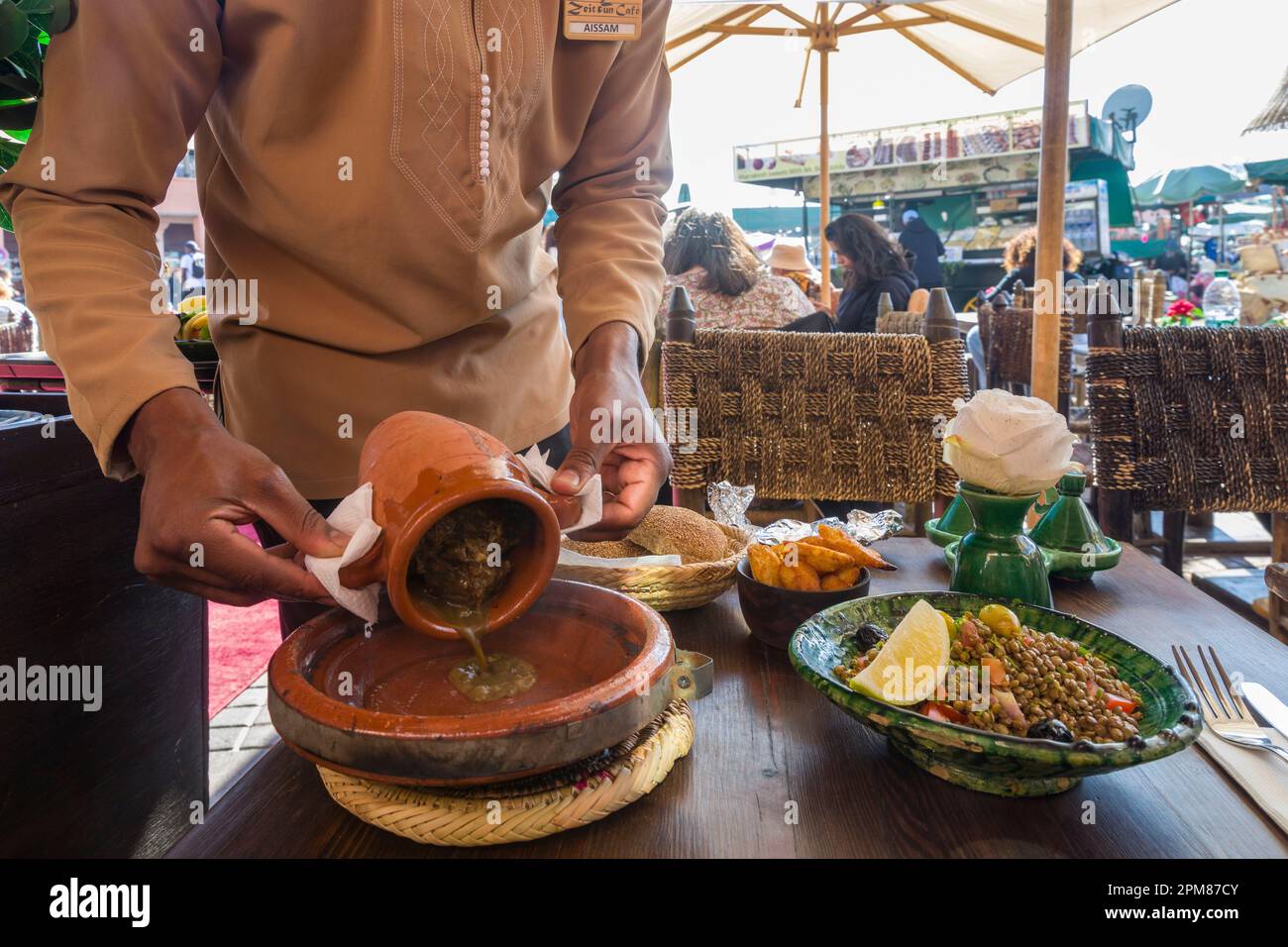 Morocco, High Atlas, Marrakech, imperial city, medina listed as World ...