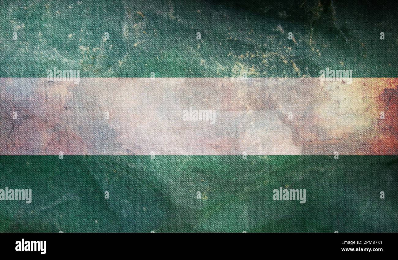 retro flag of Latin Americans Camba people with grunge texture. flag ...