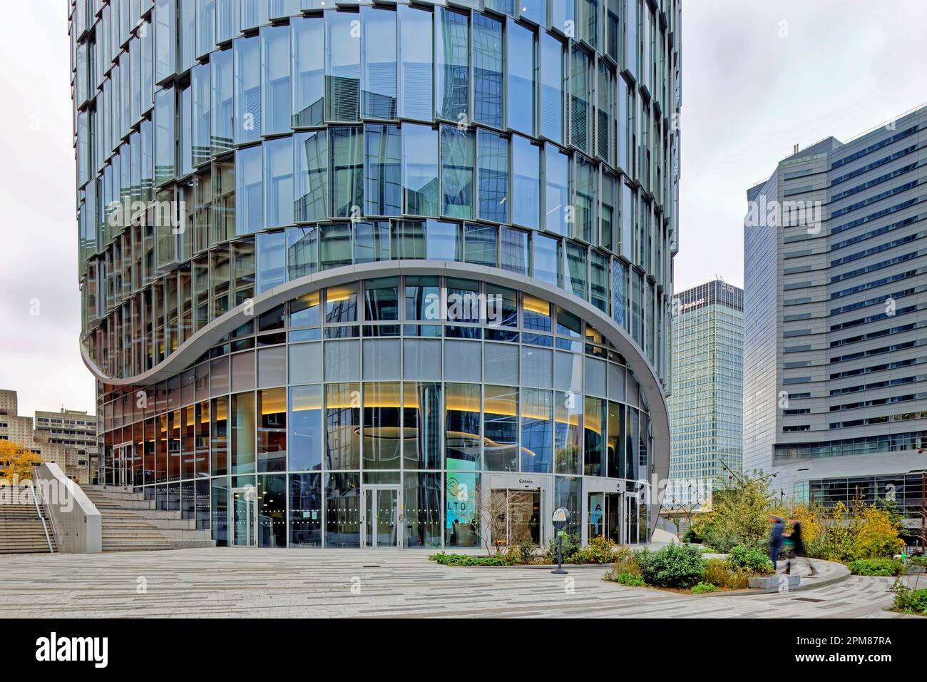 France, Hauts de Seine, Courbevoie, La Défense district, Tour Alto ...