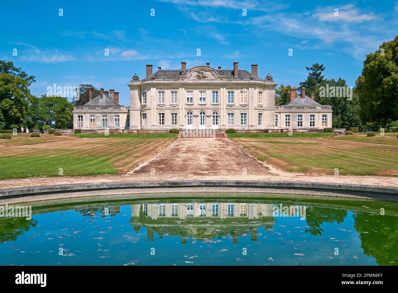 France, Mayenne, Craon, the castle considered as The little Versailles ...