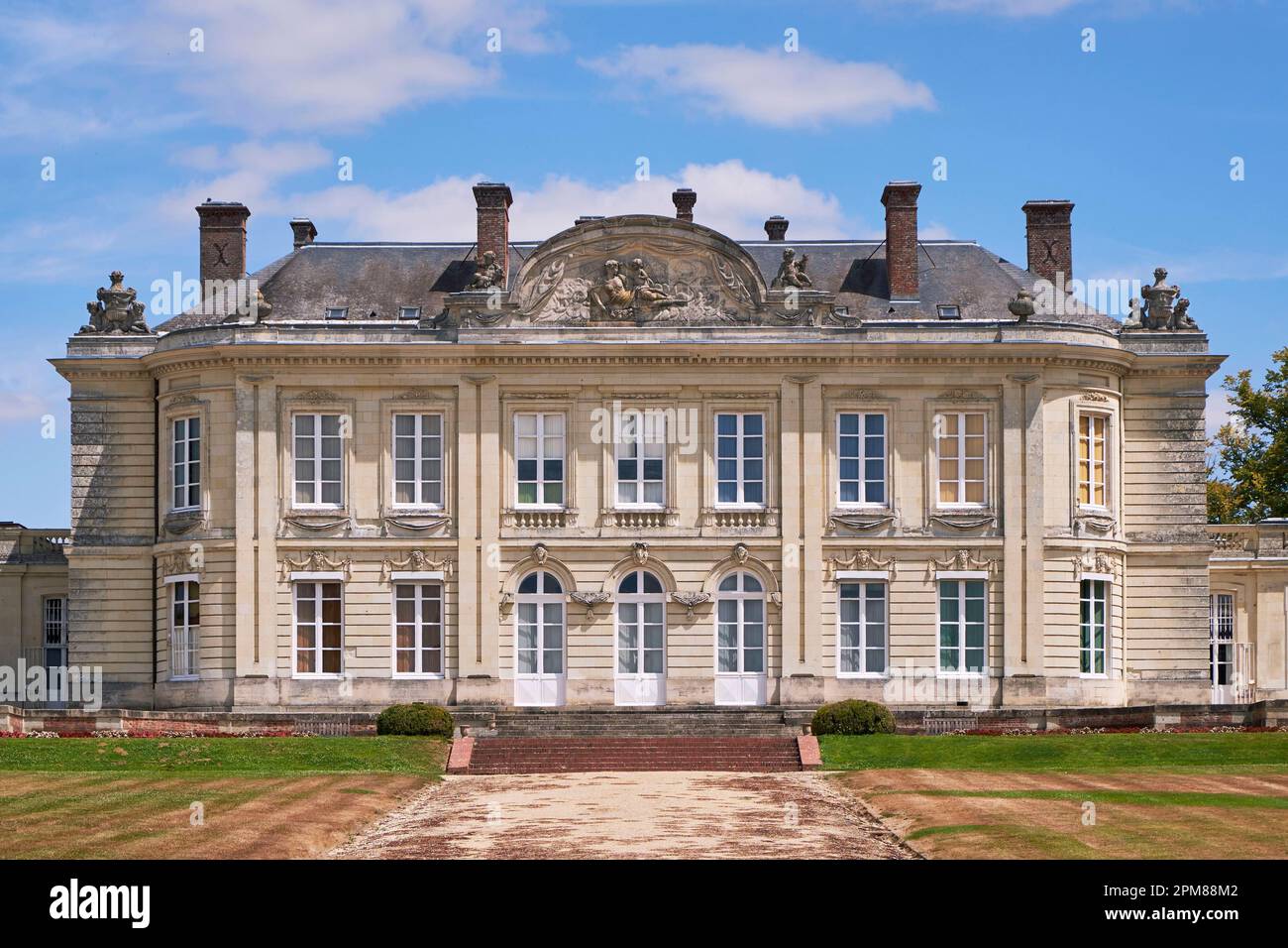 France, Mayenne, Craon, the castle considered as The little Versailles ...
