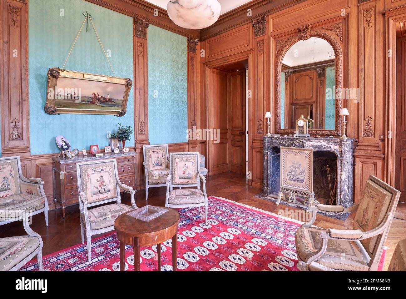 French Castle Living Room