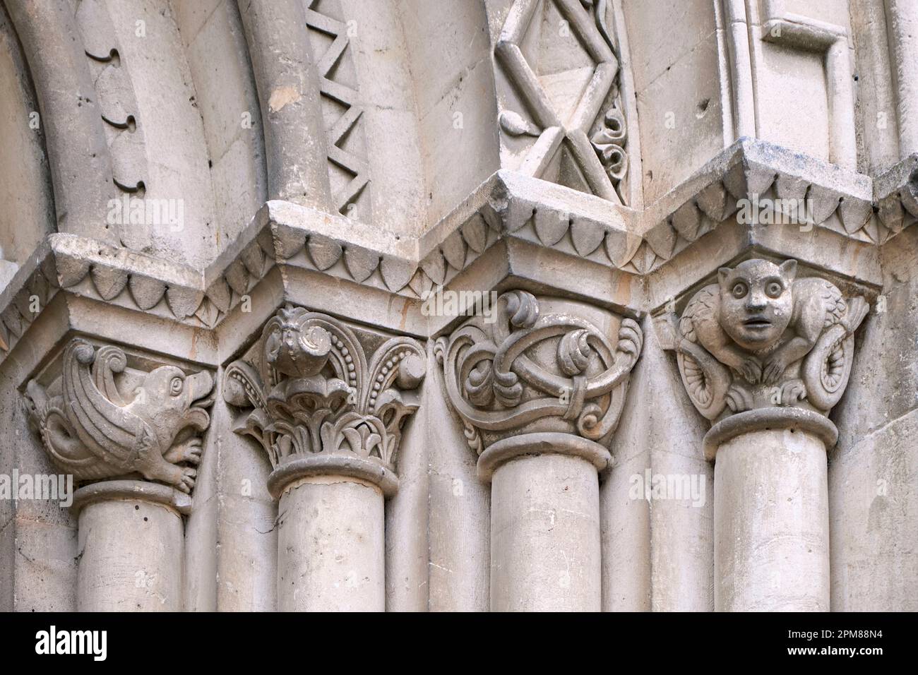 France, Mayenne, Chateau Gontier sur Mayenne, Saint Jean Baptiste ...