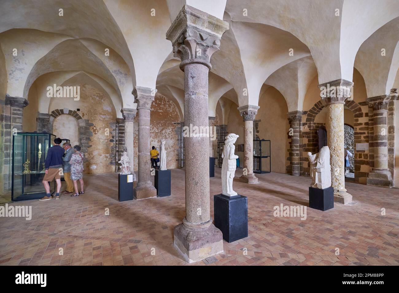 Columns capitals in chapel in hi-res stock photography and images - Alamy