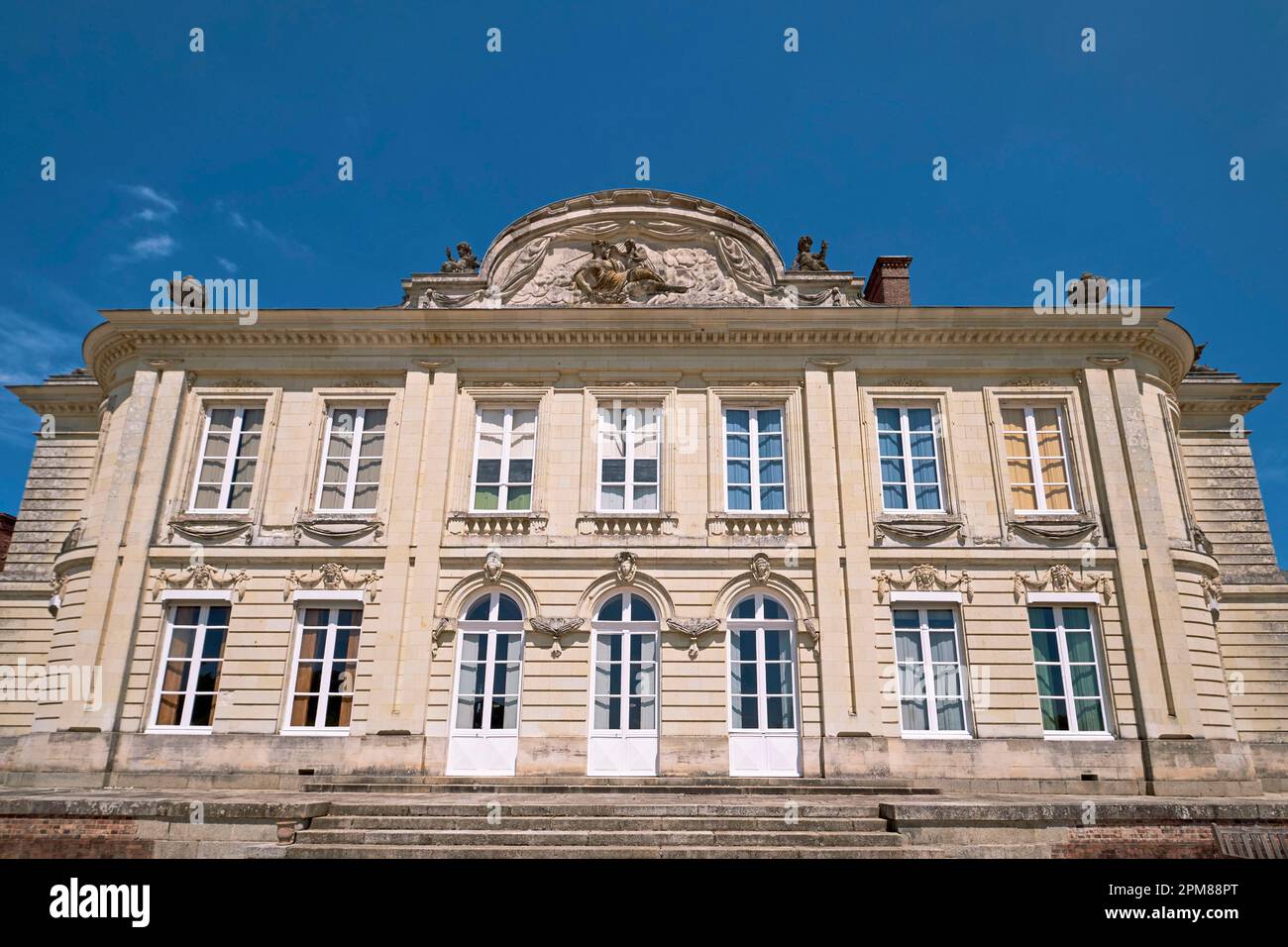 France, Mayenne, Craon, castle built between 1773 and 1776 belonging ...