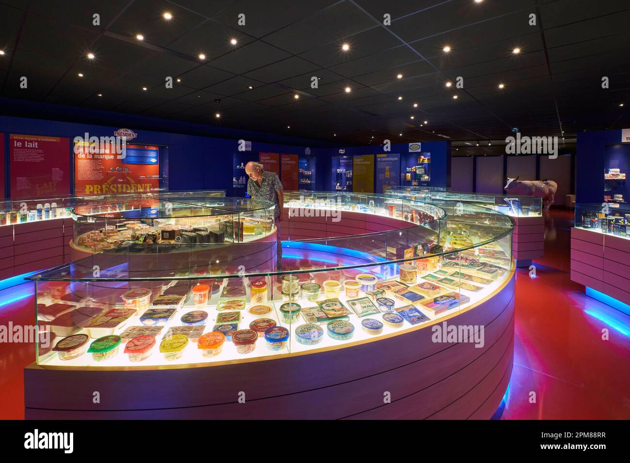 France, Mayenne, Laval, la Cite du Lait (The City of Milk), 1st floor ...