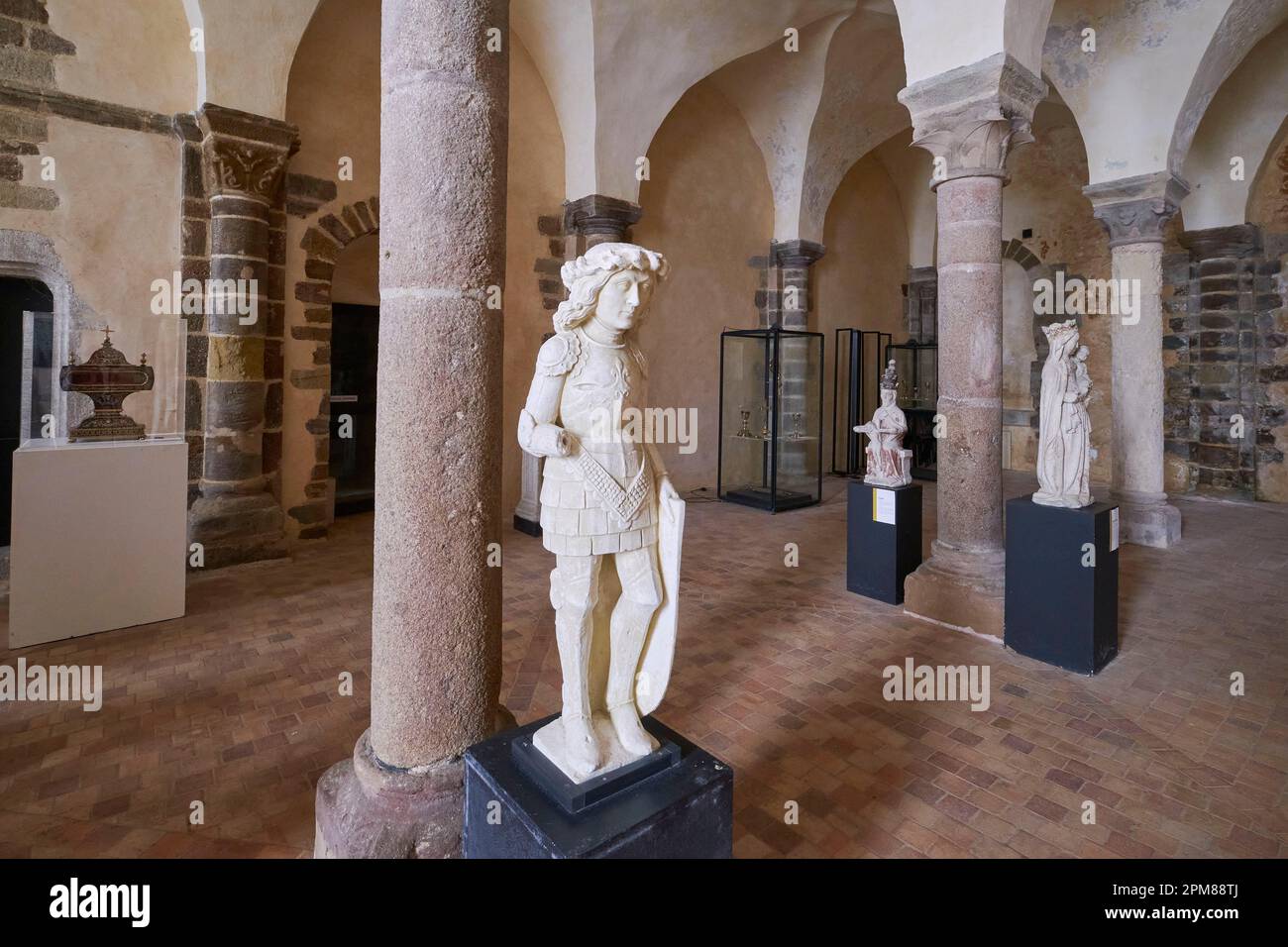 France, Mayenne, Laval, the medieval Old Castle, the castle chapel ...