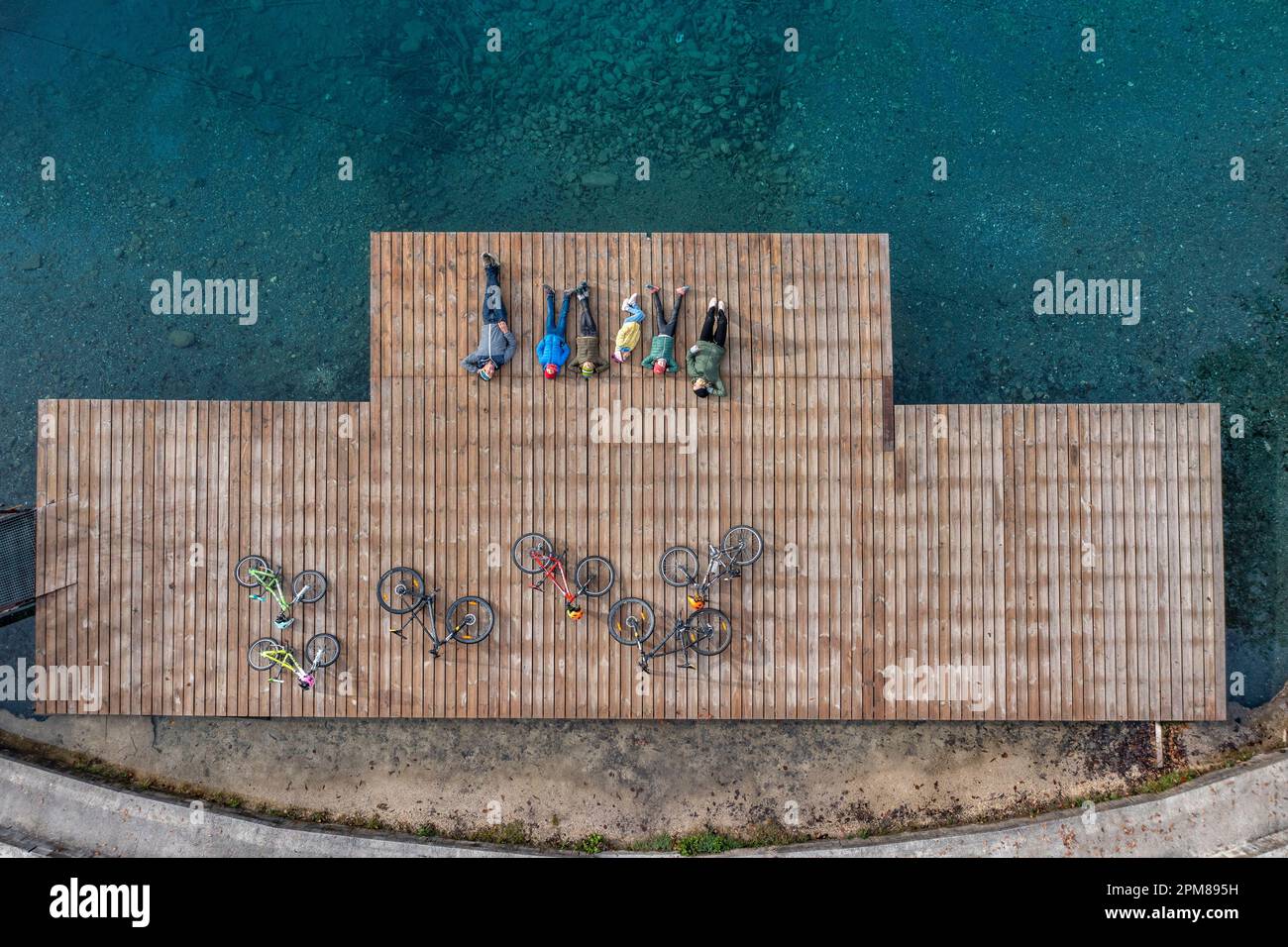 France, Haute-Savoie, Giffre valley, Morillon, Le Lac Bleu, a family ...