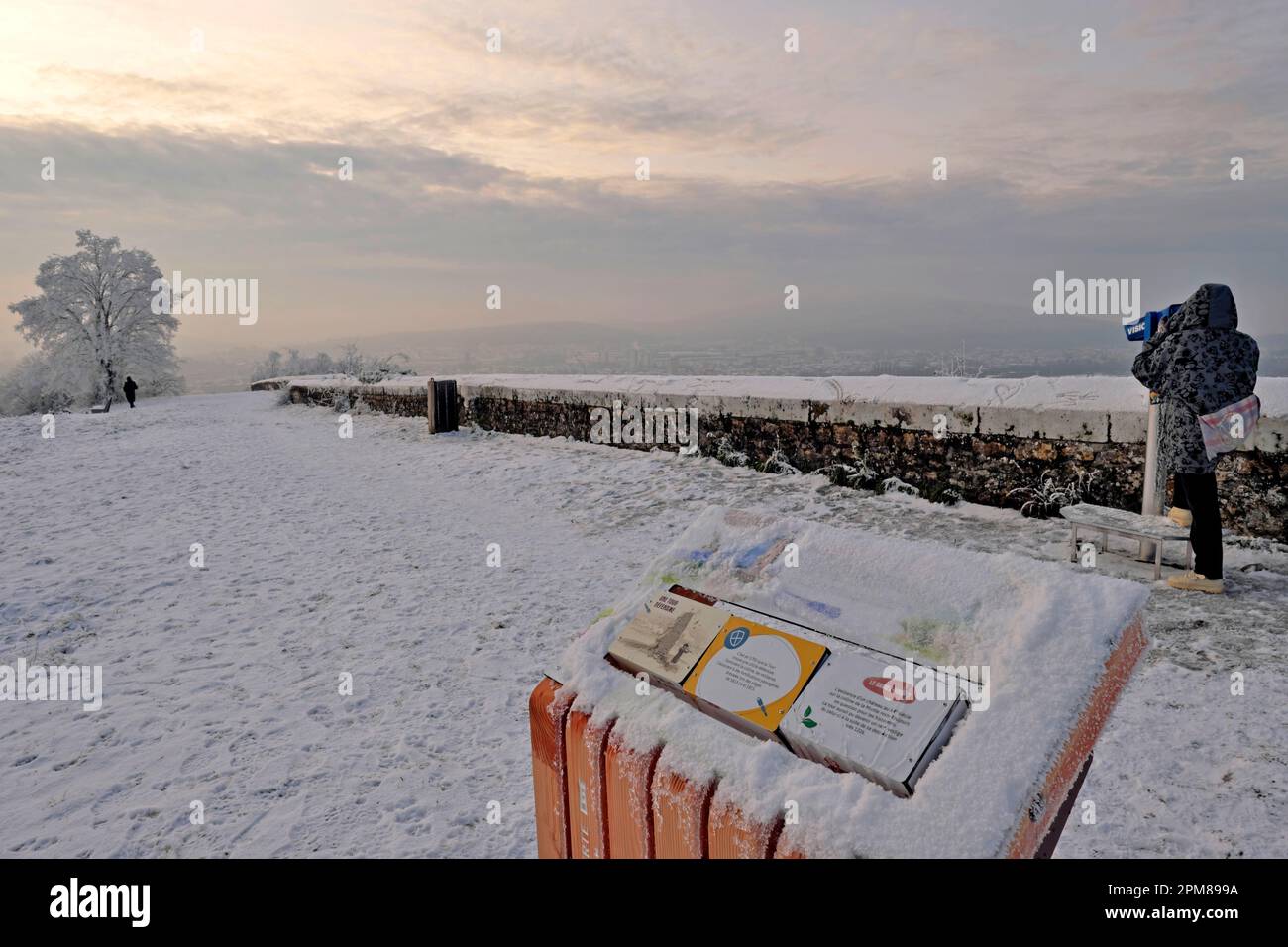 France, Territoire de Belfort, Belfort, fortifications, Miotte hill ...