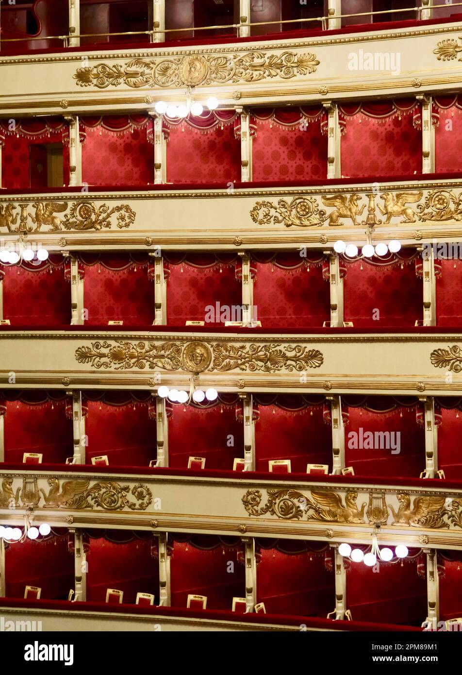 Italy, Lombardy, Milan, Piazza della Scala, Italian opera theater La ...