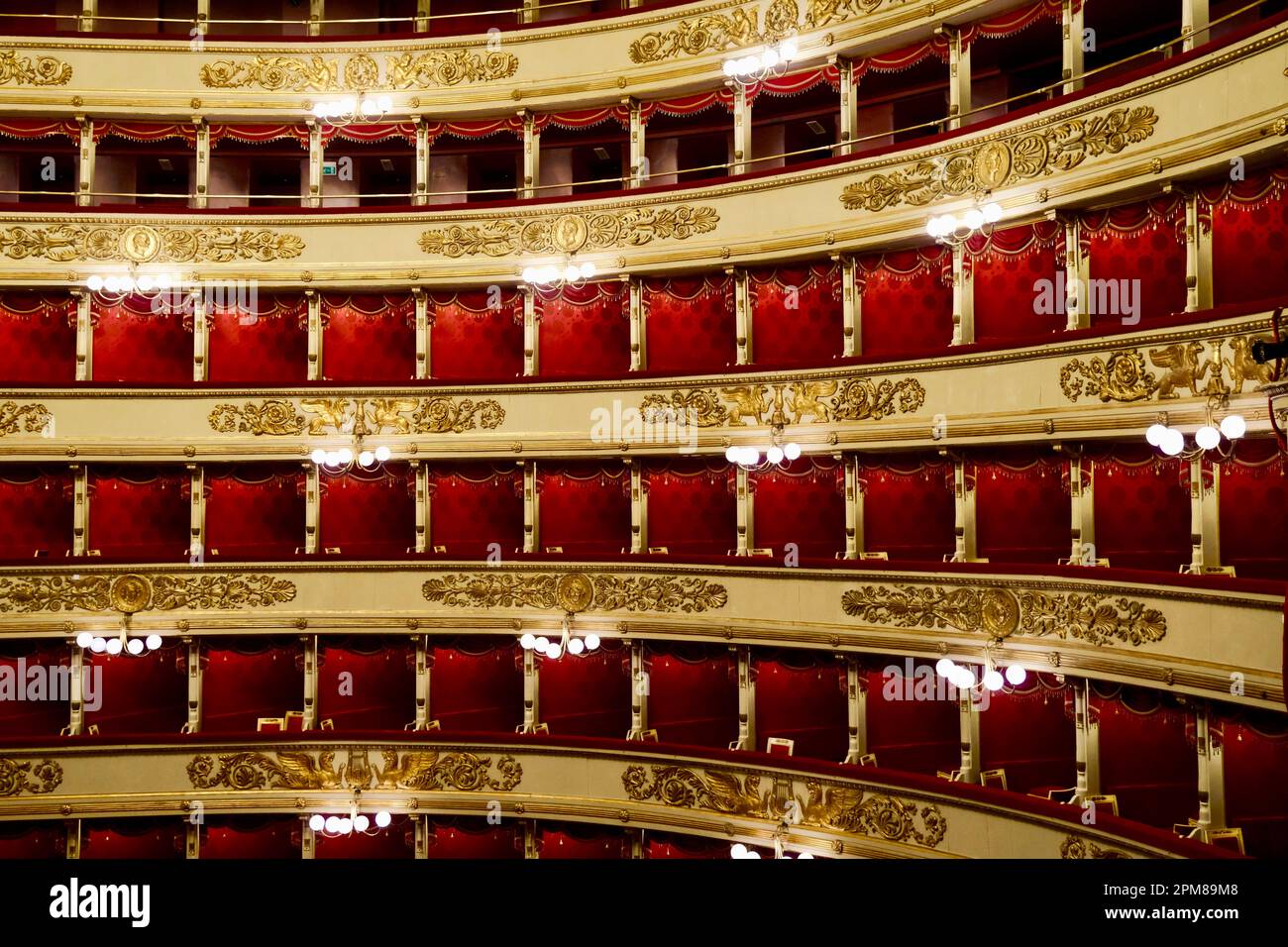 Scala theatre balcony hi-res stock photography and images - Alamy