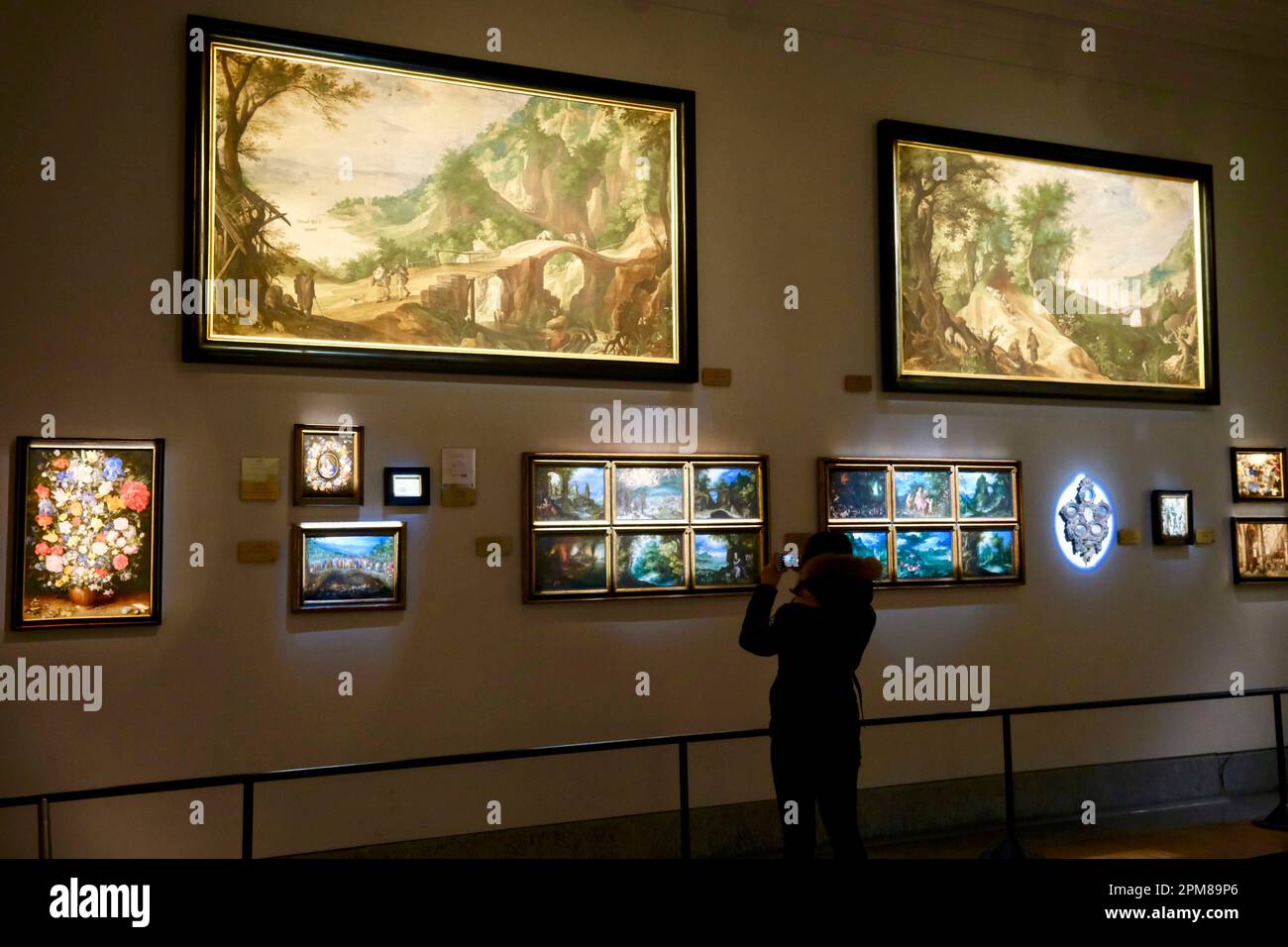 Italy, Lombardy, Milan, Ambrosian Pinacoteca opened at the beginning of ...