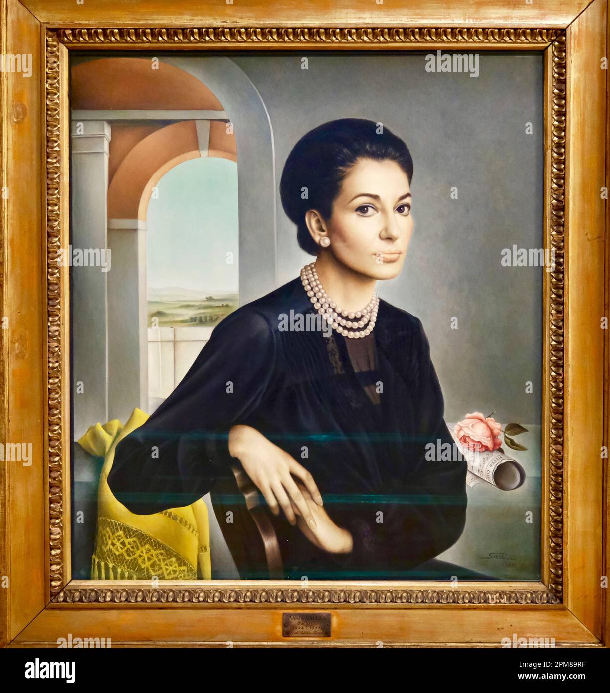 Opera singer maria callas statue hi-res stock photography and images ...