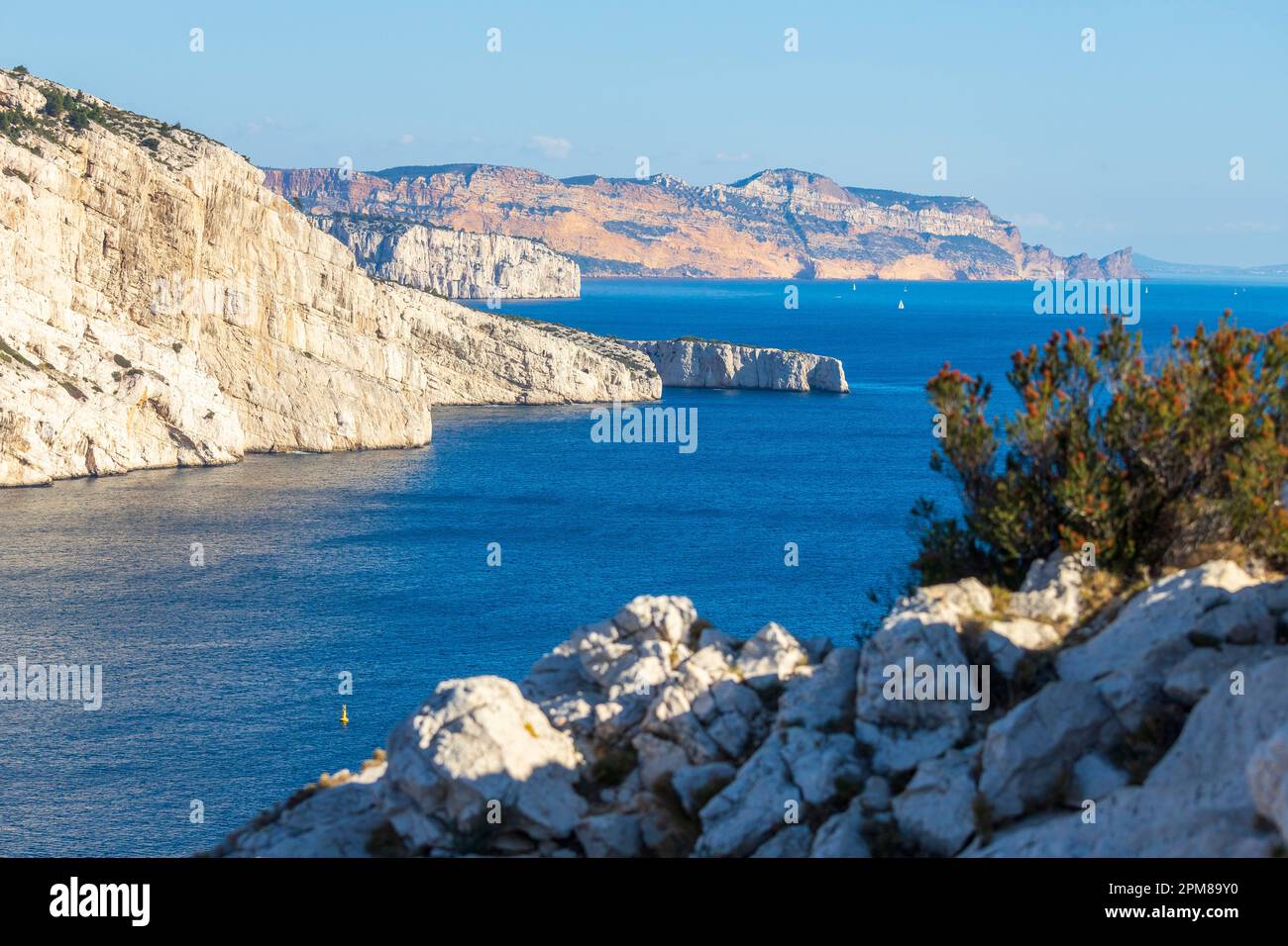 France, Bouches-du-Rhône, Calanques National Park, Marseille, Calanque ...