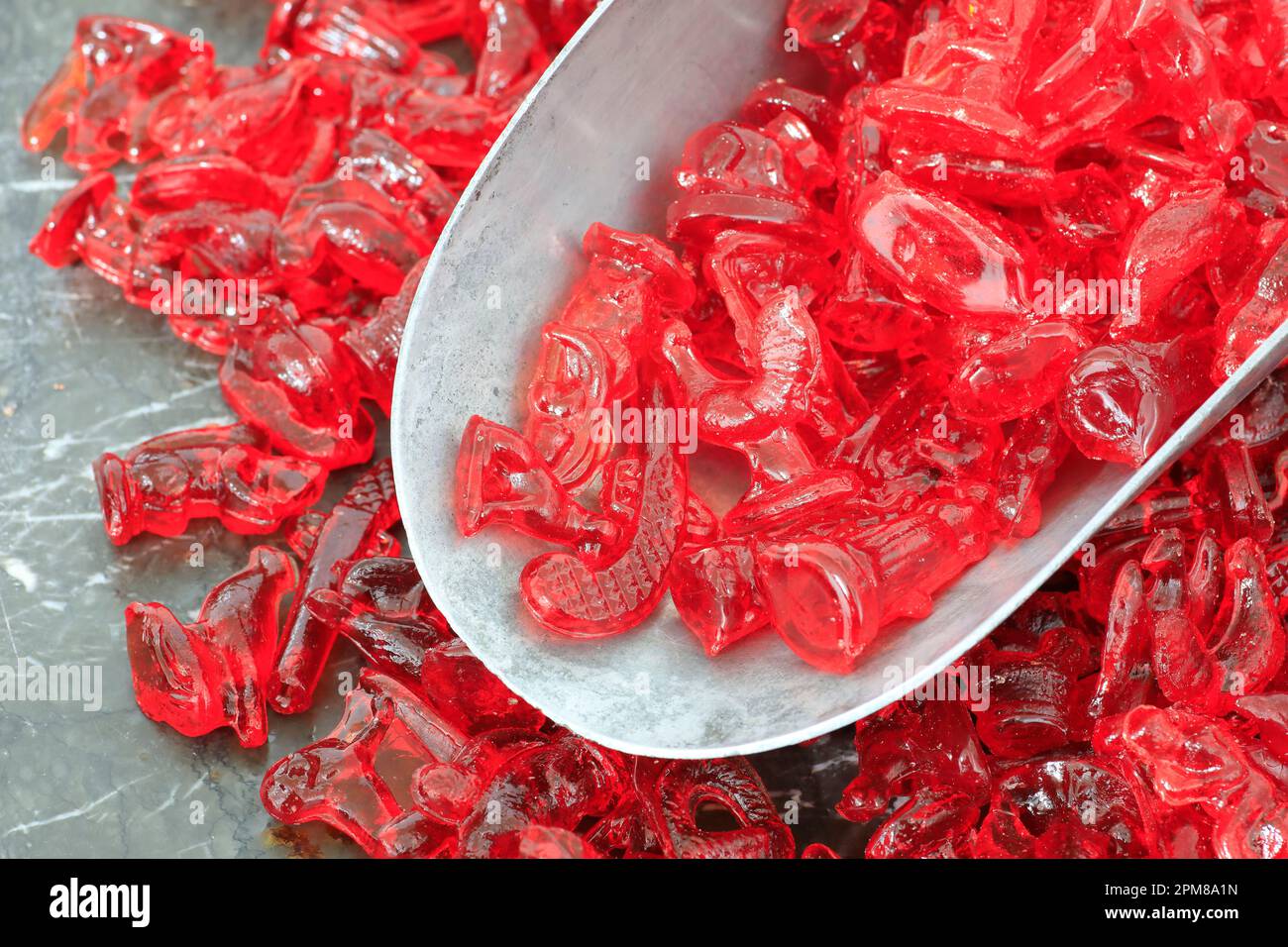 France, Ardennes, Bogny sur Meuse, Maison Simon, Ardennes red sugar ...