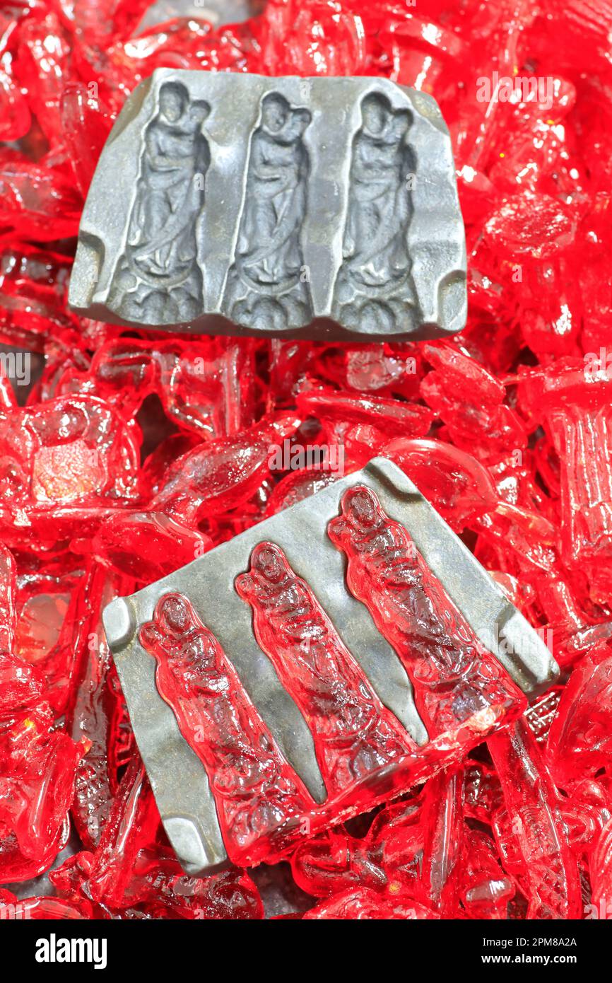 France, Ardennes, Bogny sur Meuse, Maison Simon, Ardennes red sugar ...