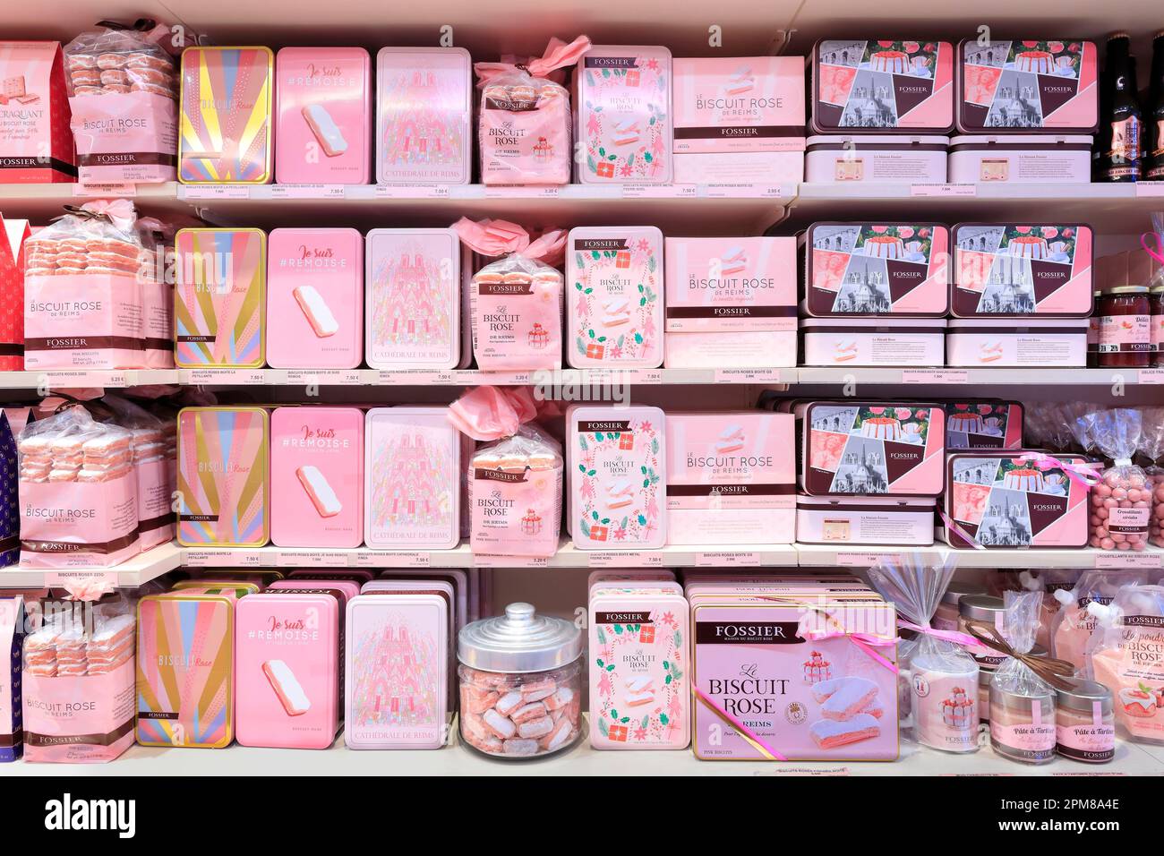 France, Marne, Reims, Maison Fossier (Living Heritage company), shop ...