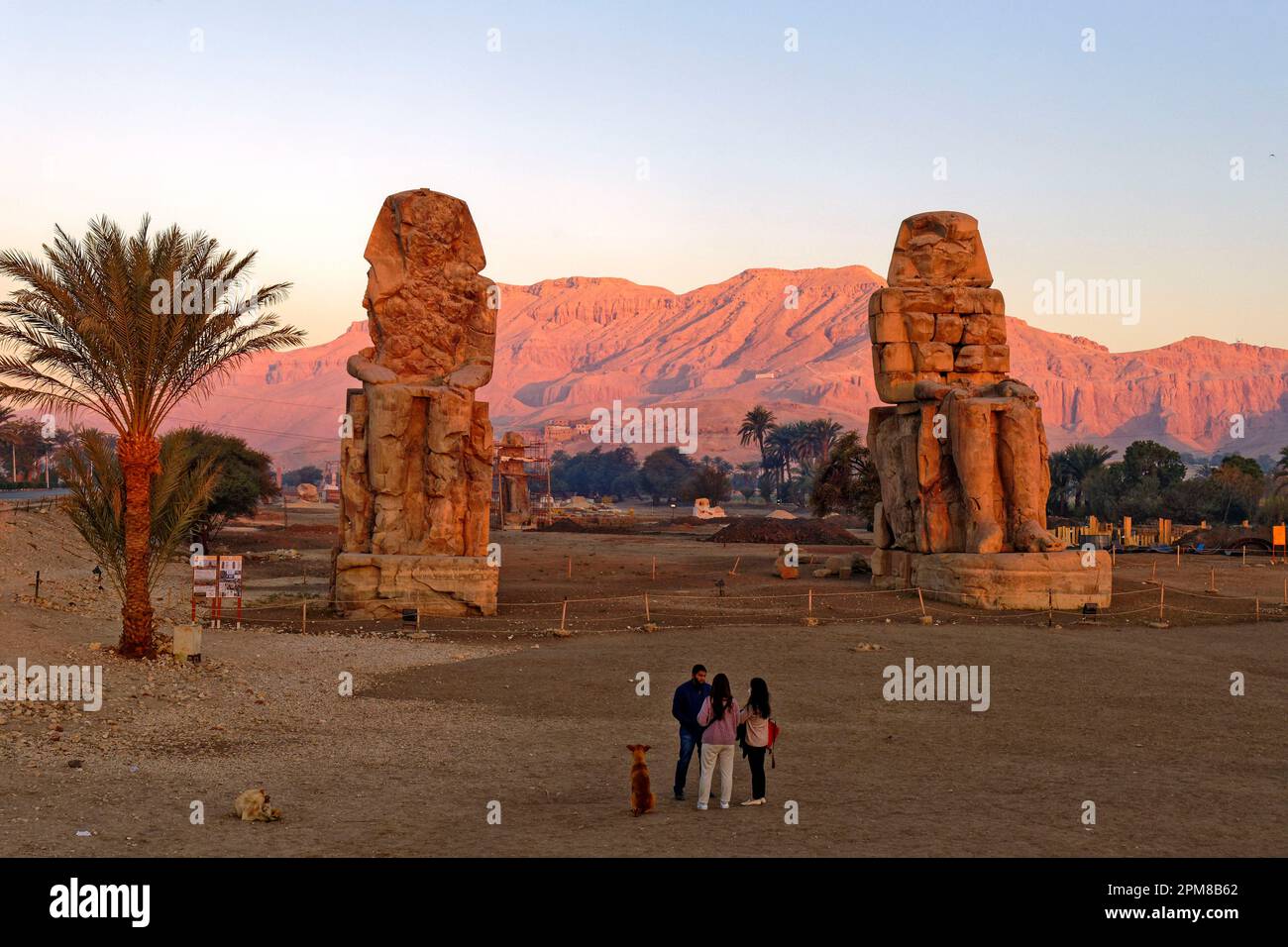 Egypt, Upper Egypt, Nile valley, surroundings of Luxor, west Thebes ...