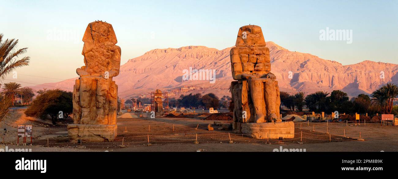 Egypt, Upper Egypt, Nile valley, surroundings of Luxor, west Thebes ...