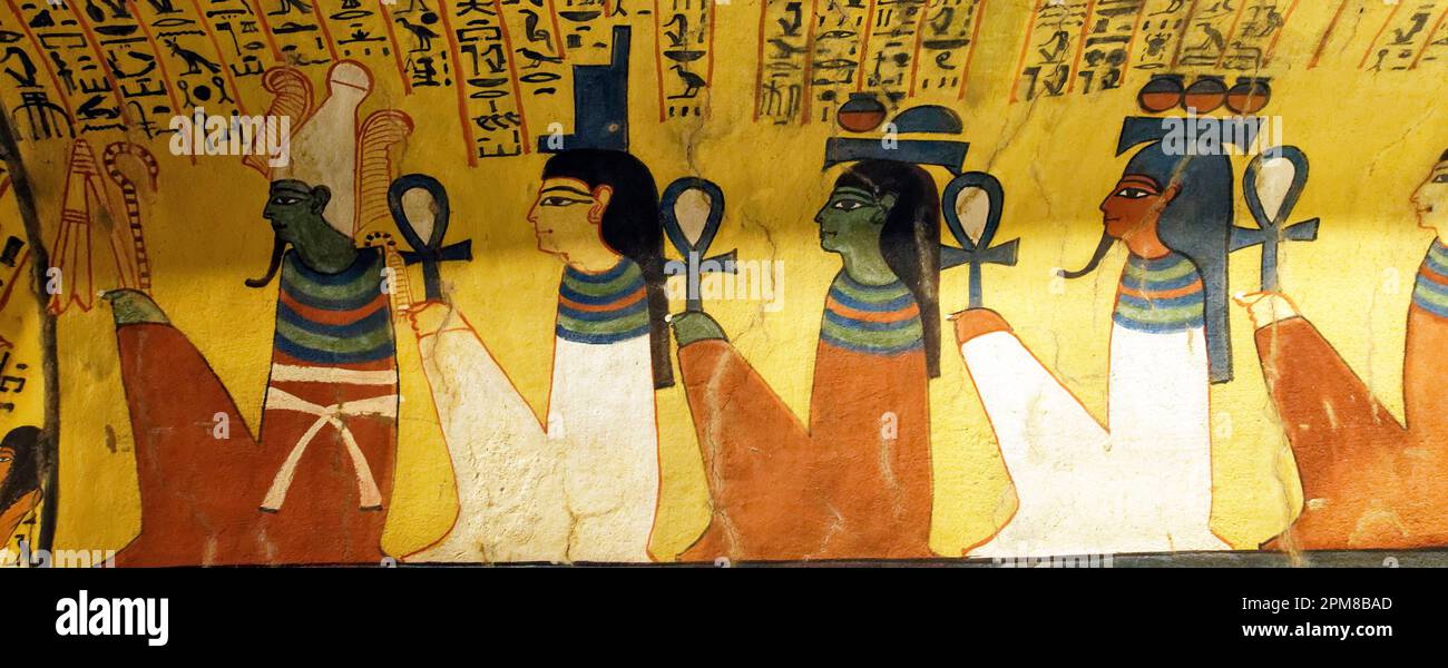 Egypt, Upper Egypt, Nile valley, surroundings of Luxor, west Thebes ...