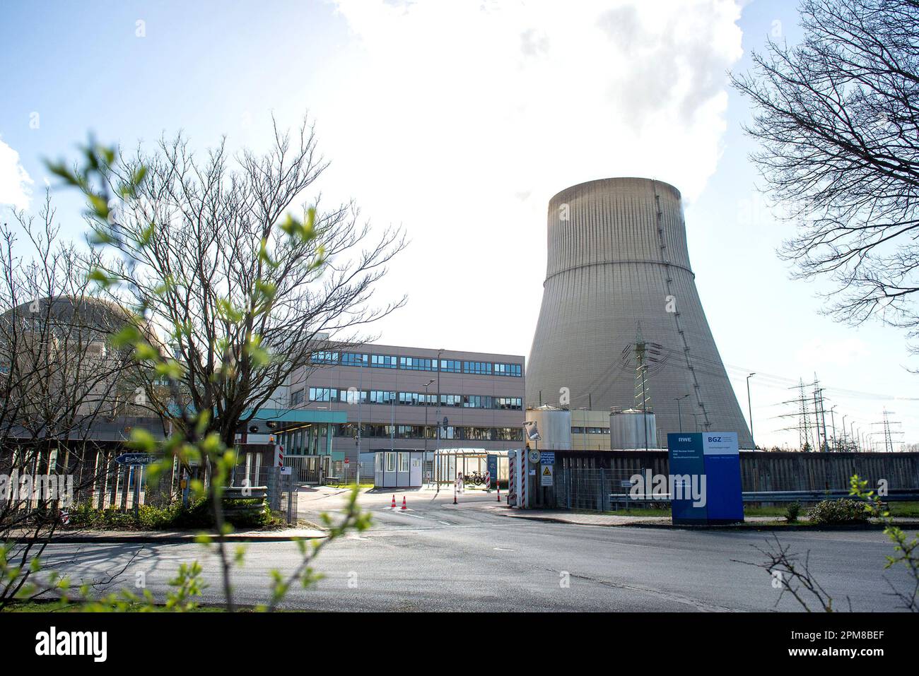 Atomkraftwerk in Lingen / RWE/ Emsland / Niedersachsen / Deutschland ...