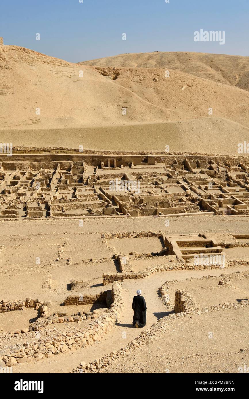 Egypt, Upper Egypt, Nile valley, surroundings of Luxor, west Thebes ...