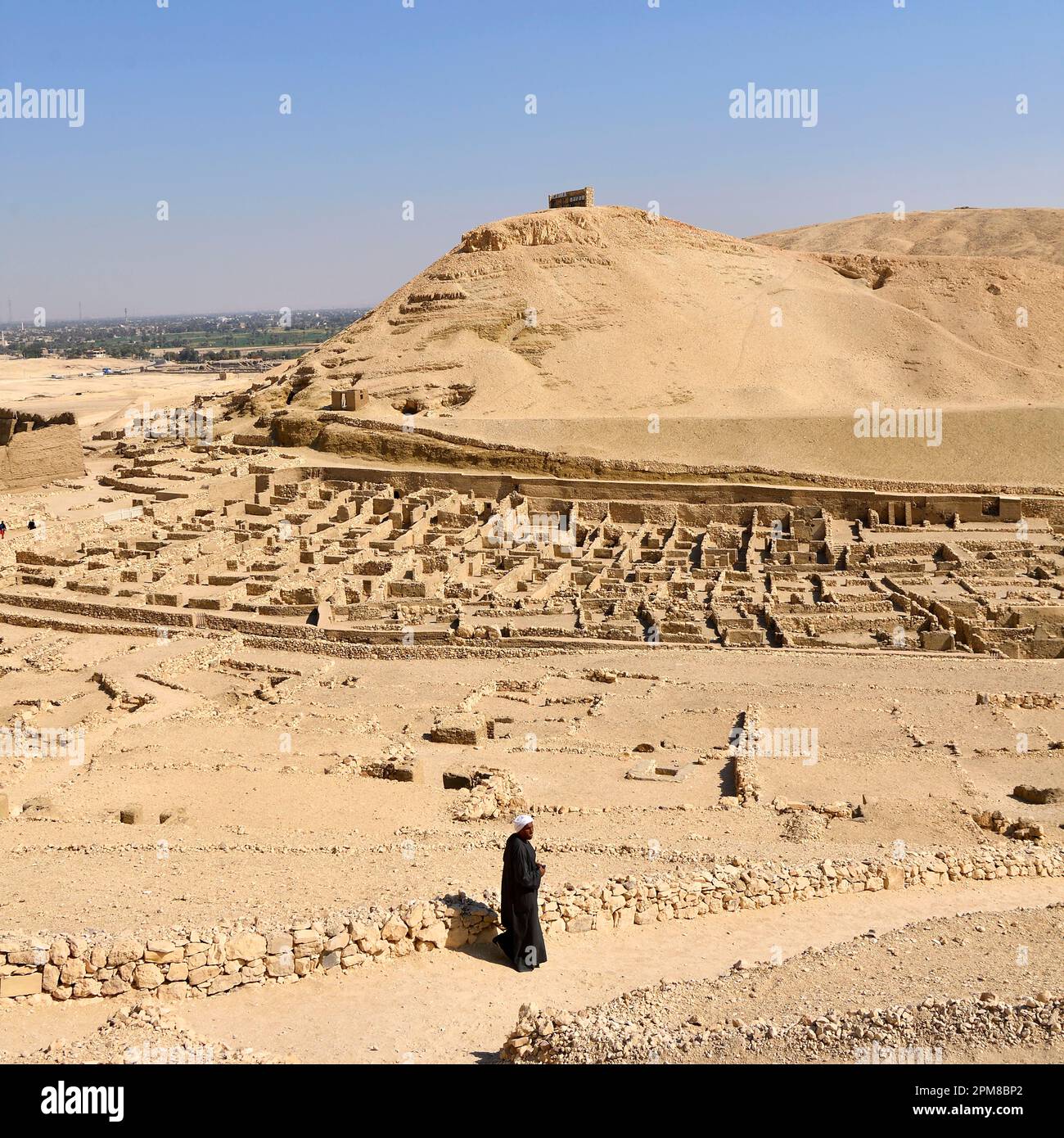 Egypt, Upper Egypt, Nile valley, surroundings of Luxor, west Thebes ...